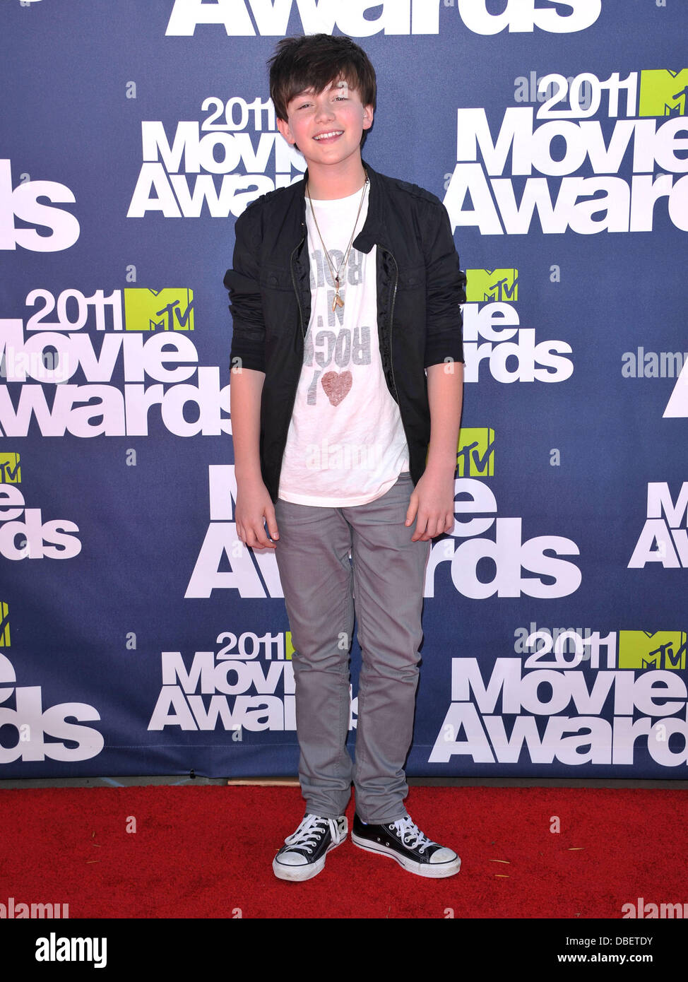 Grayson Chance 2011 MTV Movie Awards at the Gibson Amphitheatre ...