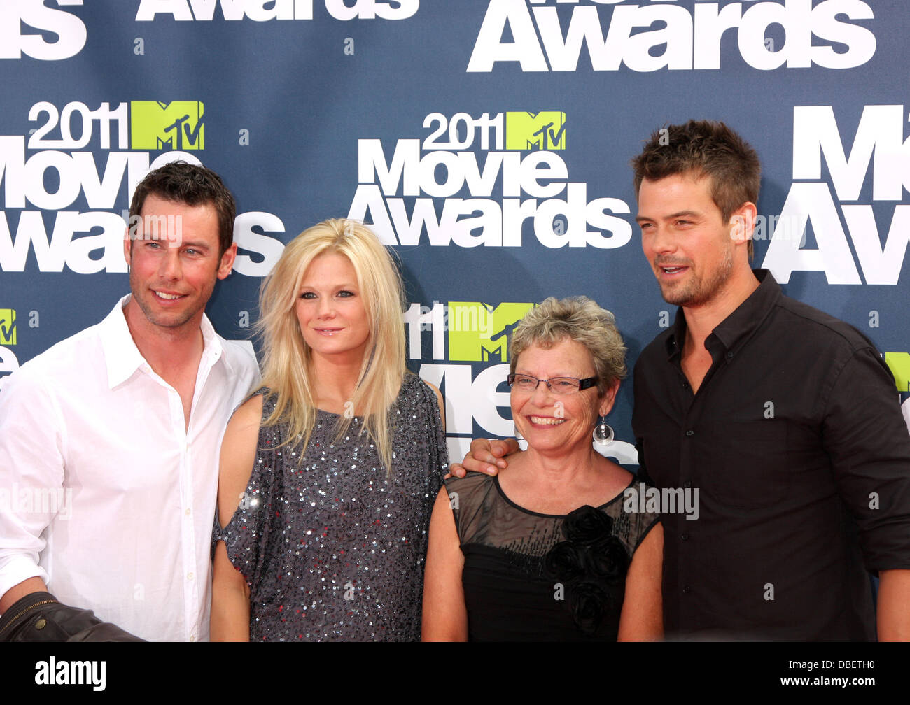 Josh Duhamel and his family 2011 MTV Movie Awards at the Gibson ...