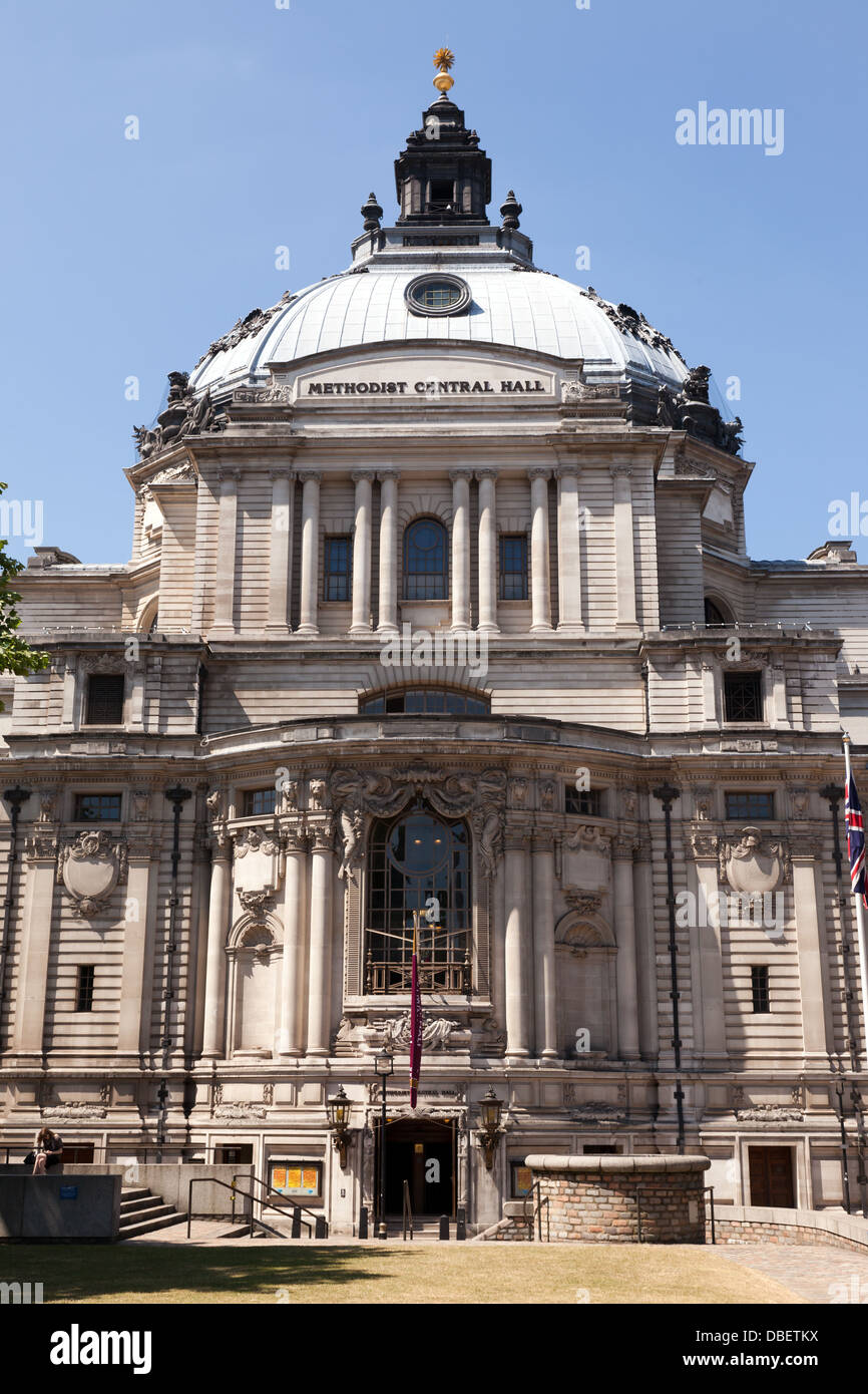 View of The Methodist Central Hall, Westminster, London Stock Photo - Alamy