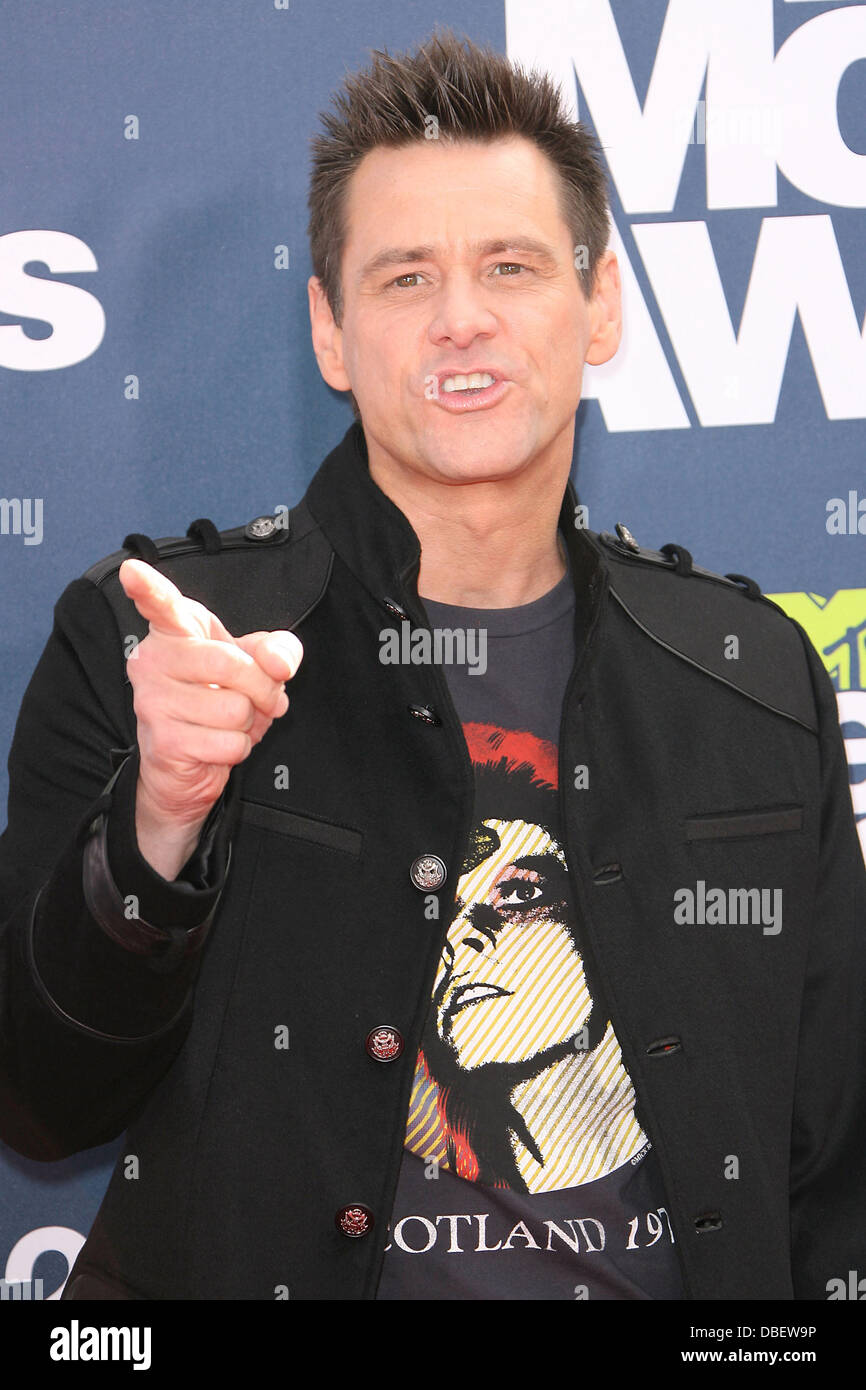 Jim Carrey 2011 MTV Movie Awards - Arrival held at the Gibson ...