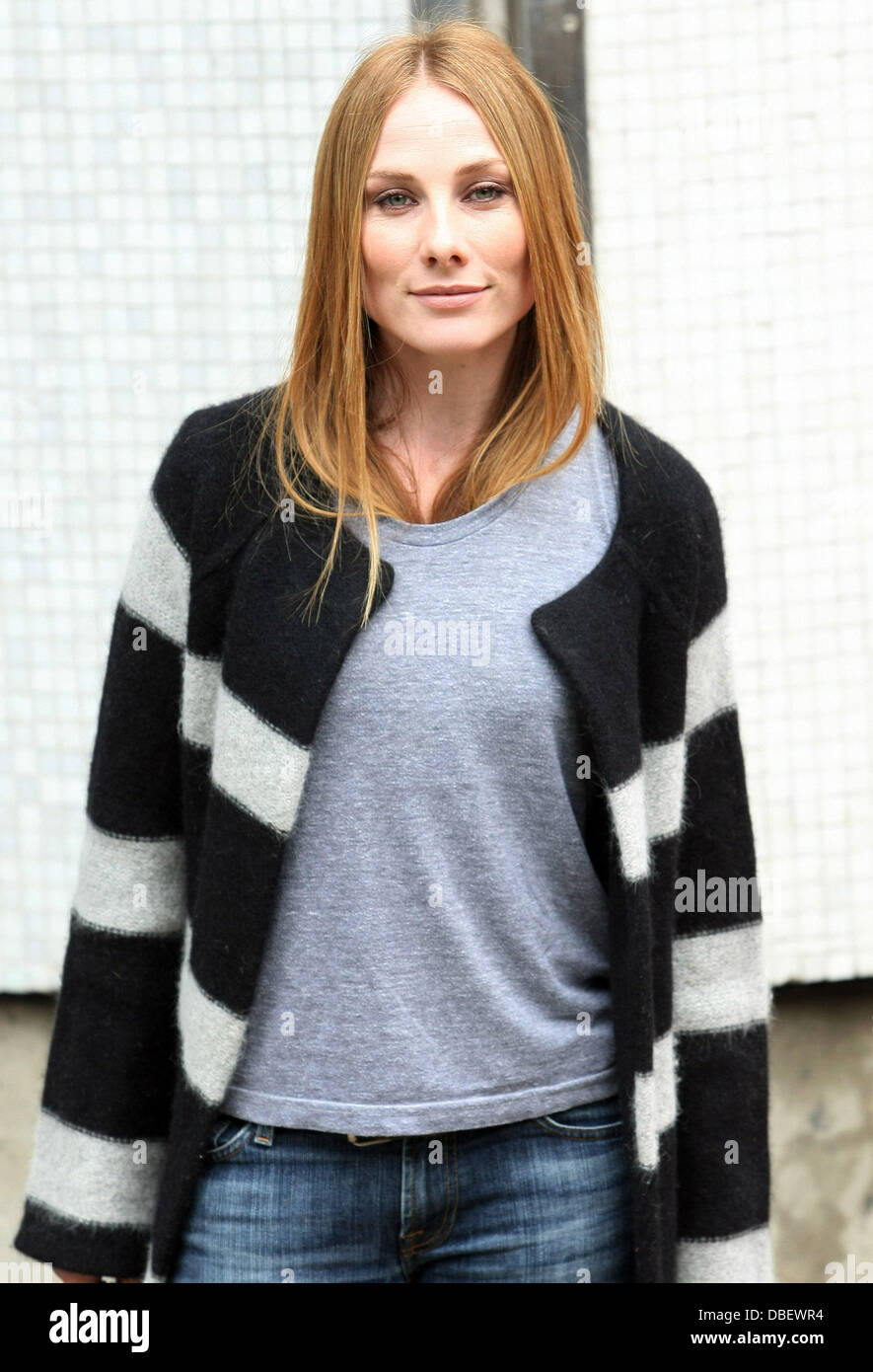 Rosie Marcel leaves the ITV studios London, England - 06.06.11 Stock ...