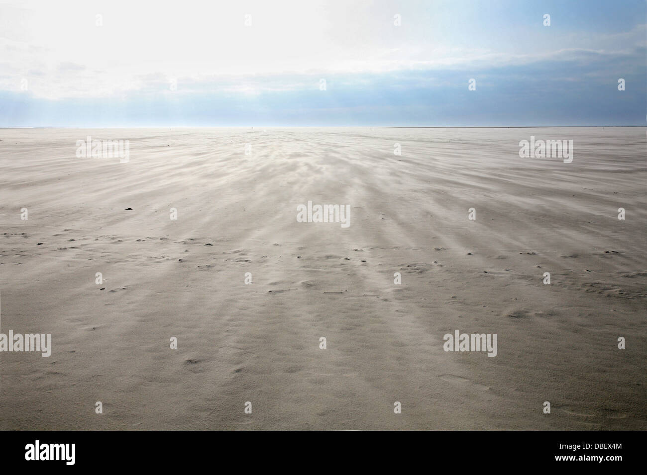 sandstorm on the beach Stock Photo - Alamy