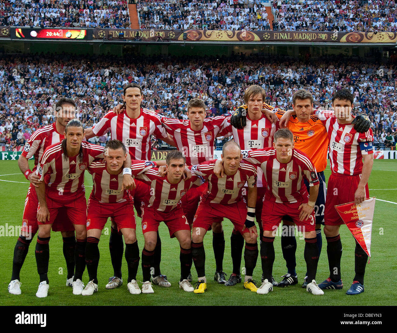 MADRID, SPAIN. 22/05/2010. The UEFA Champions League final Stock Photo ...