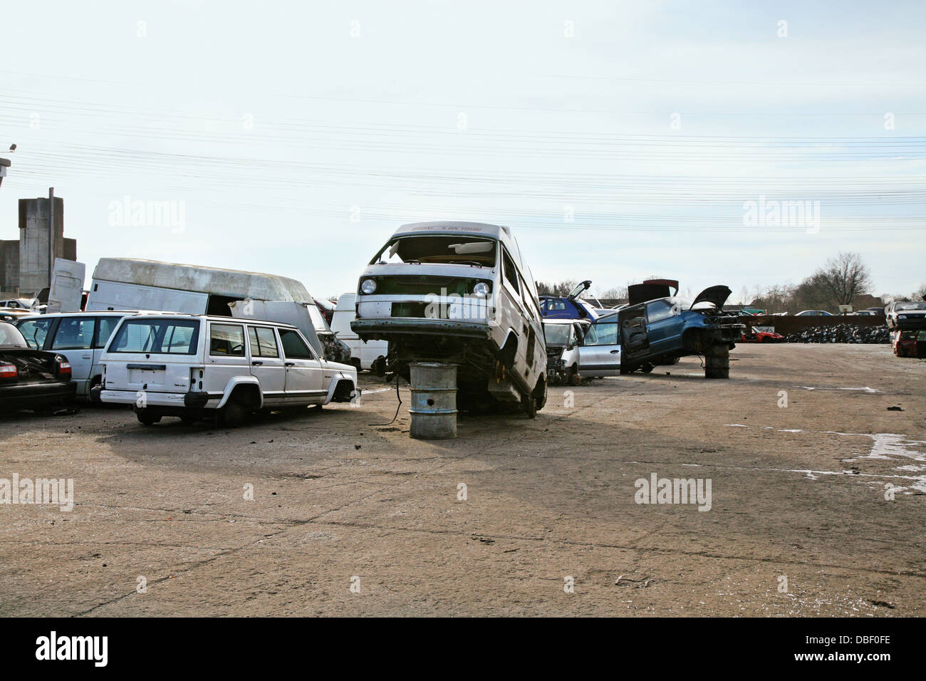 Scrapyard germany hi-res stock photography and images - Alamy