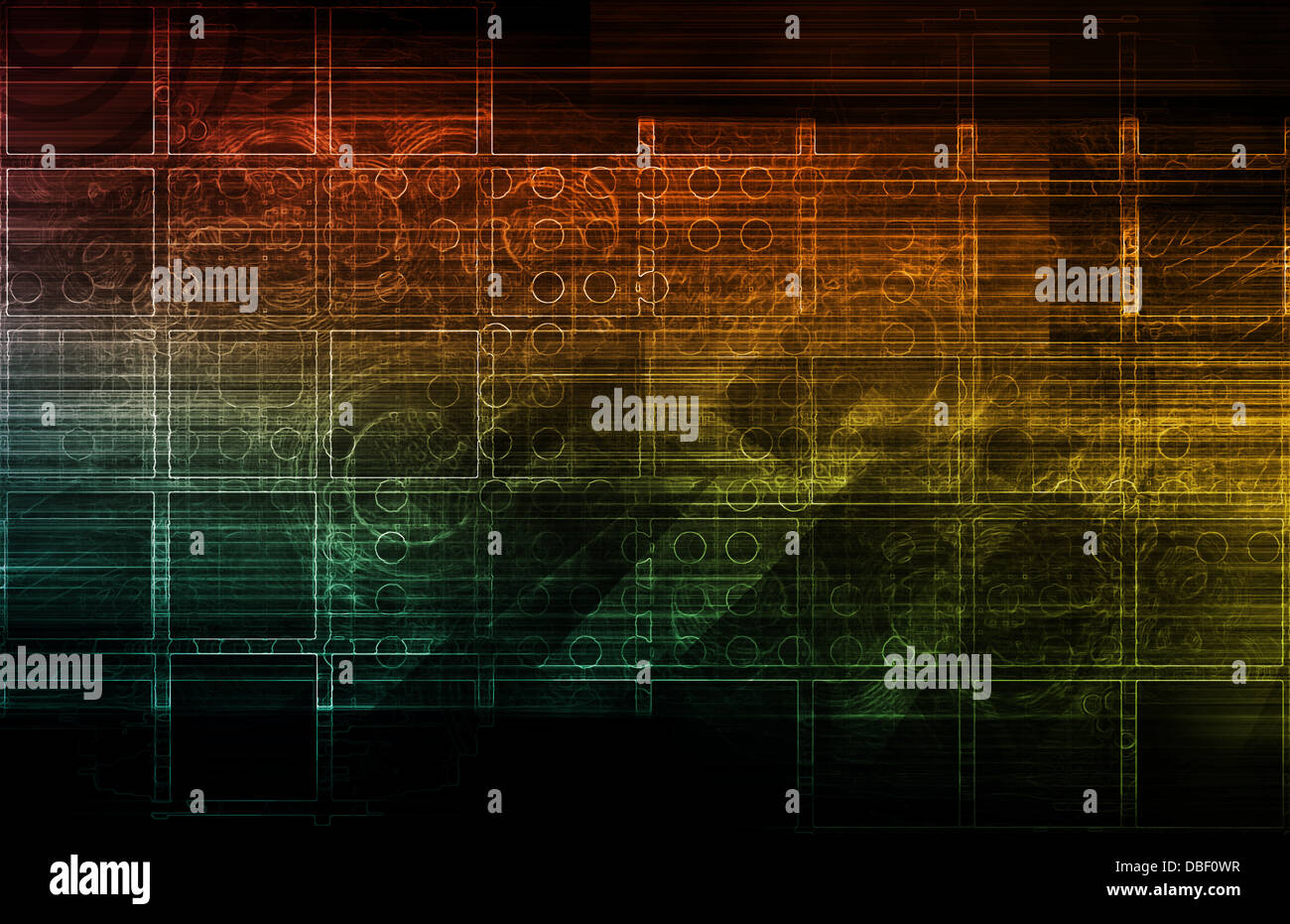 Technology Abstract with Futuristic Lines as Art Stock Photo - Alamy