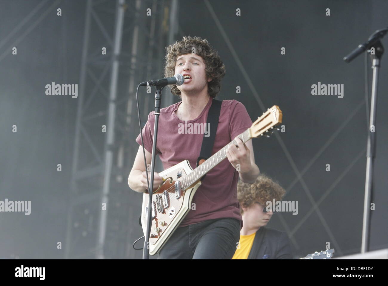 Luke Pritchard of 'The Kooks' performing at the rock festival 'Rock in ...