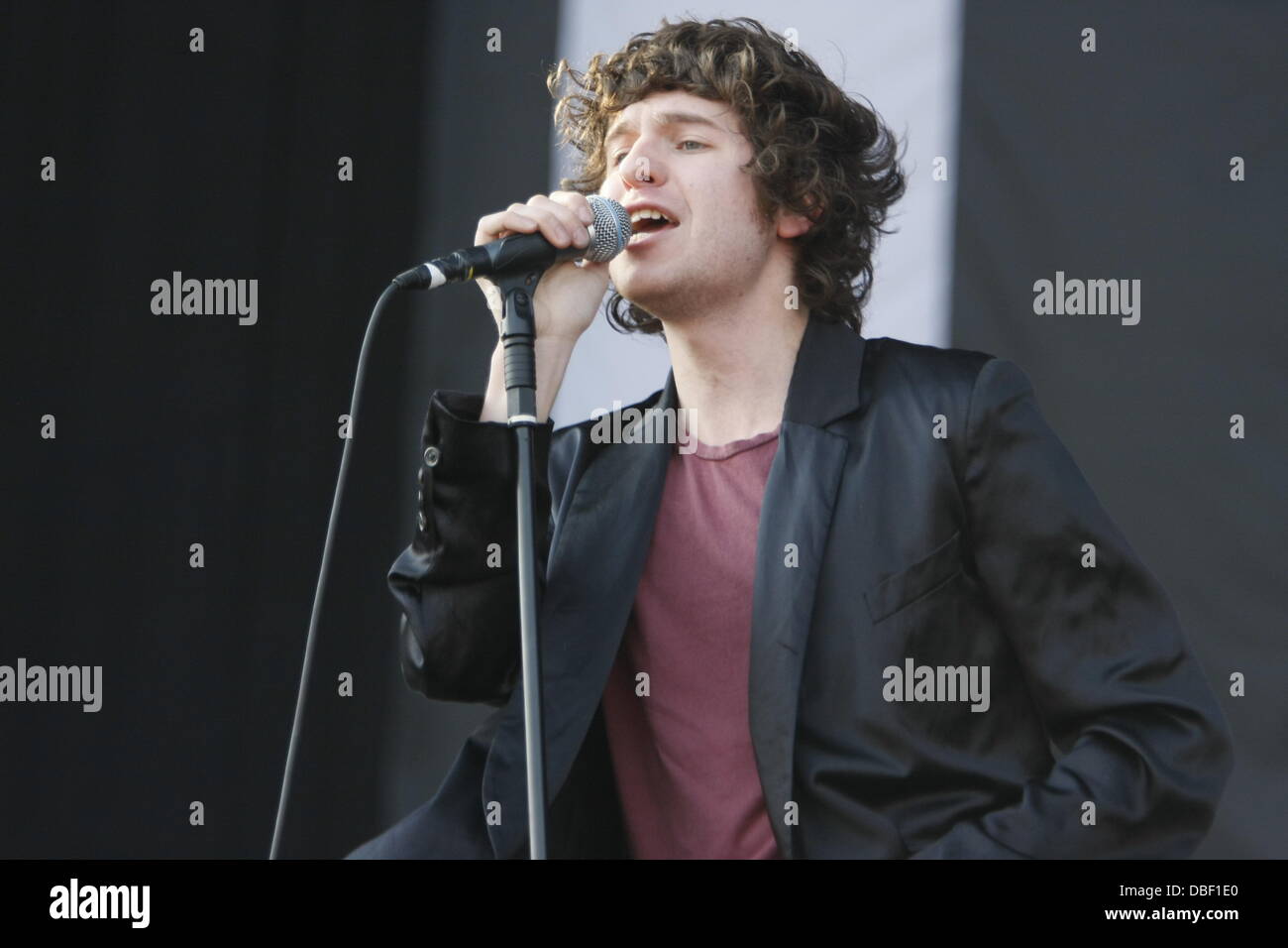 Luke Pritchard of 'The Kooks' performing at the rock festival 'Rock in ...