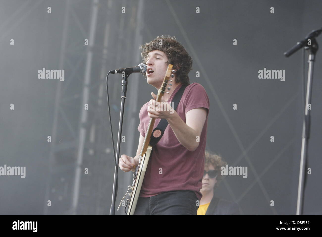 Luke Pritchard of 'The Kooks' performing at the rock festival 'Rock in ...