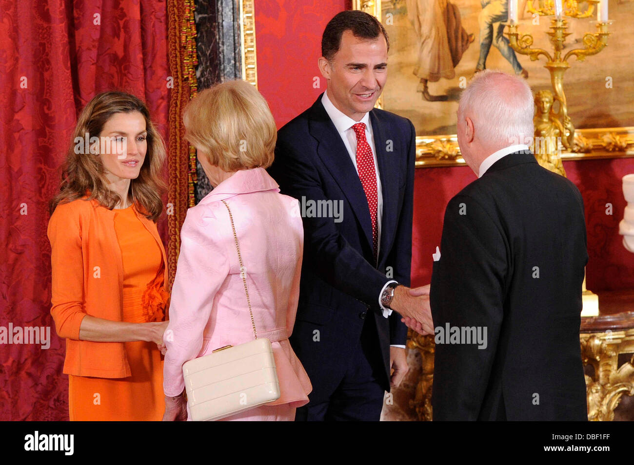 Quentin Bryce, Michael Bryce, Prince Felipe, Princess Letizia Prince ...