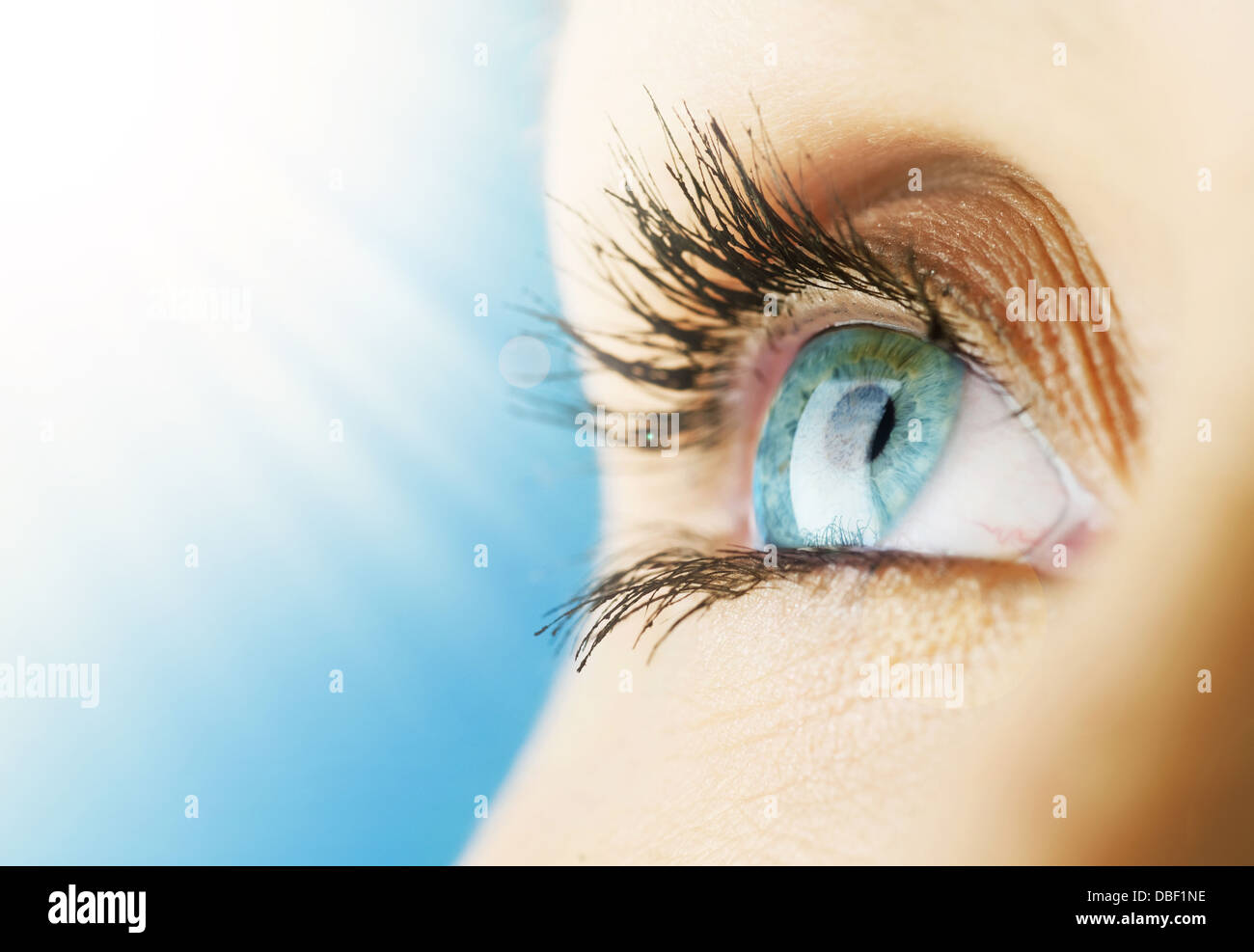 Beautiful Blue Eye Stock Photo - Alamy