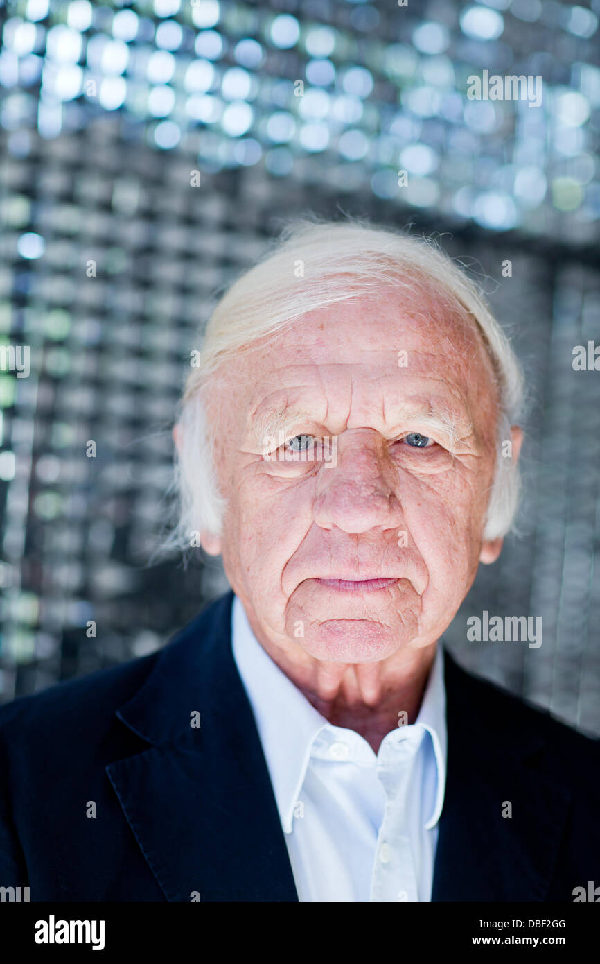 Sculptor and painter Hainz Mack is pictured in his studio in ...