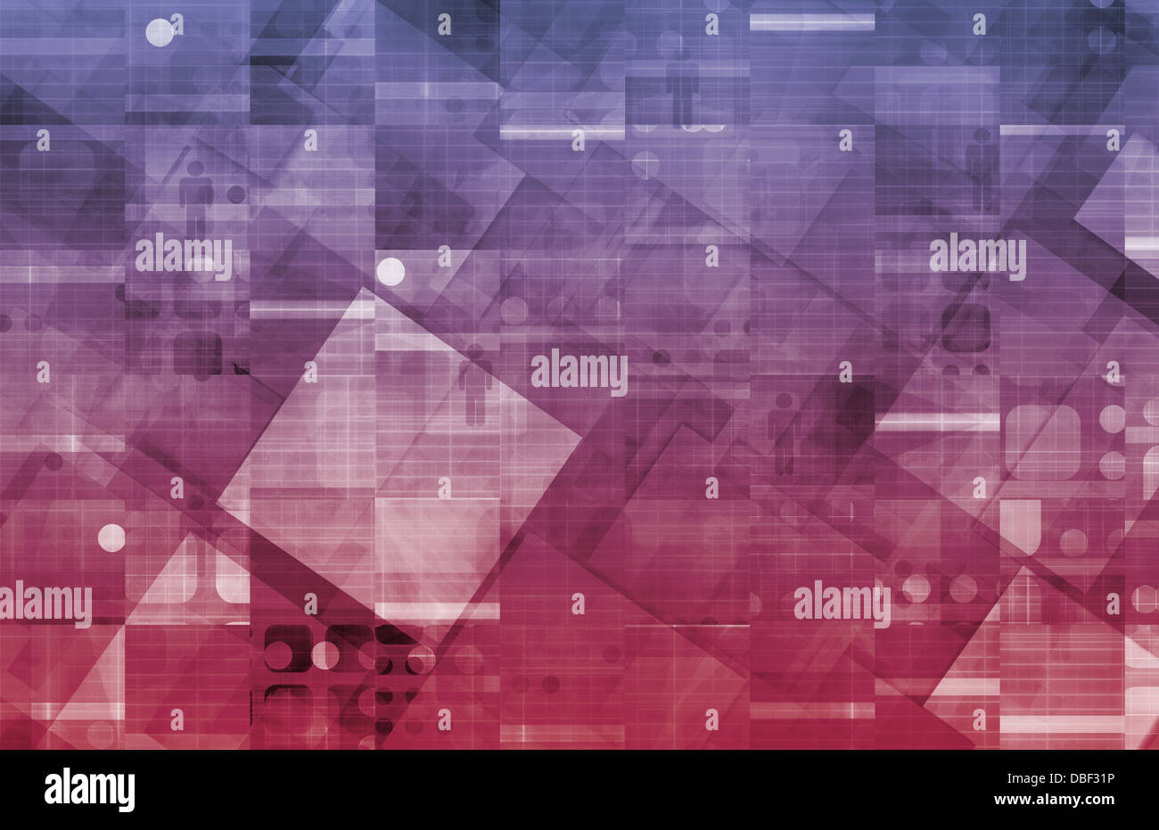 Web Information Technology Art of the Future Stock Photo - Alamy