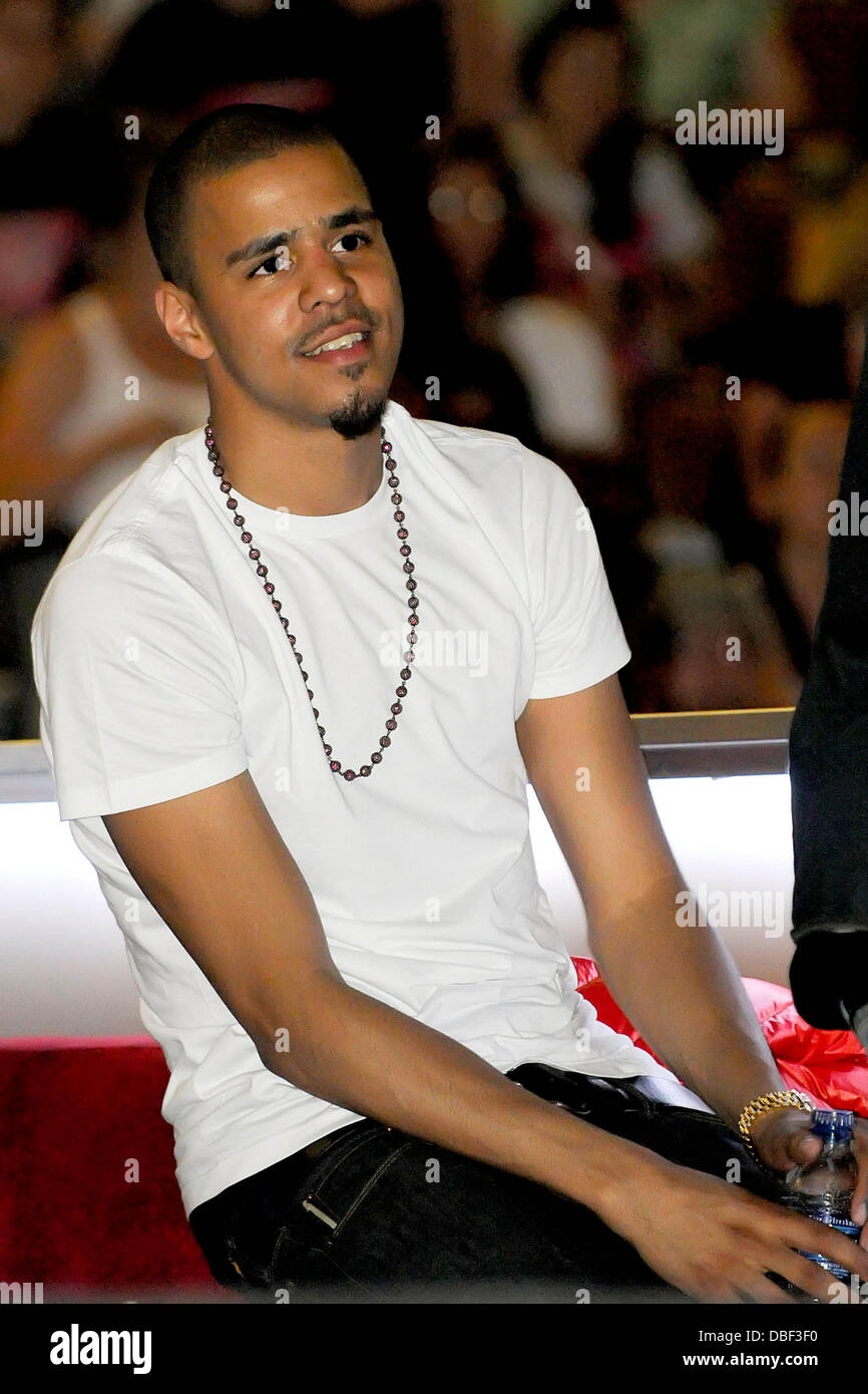 Rapper J.Cole aka Jermaine Lamarr Cole spotted in the audience at ...
