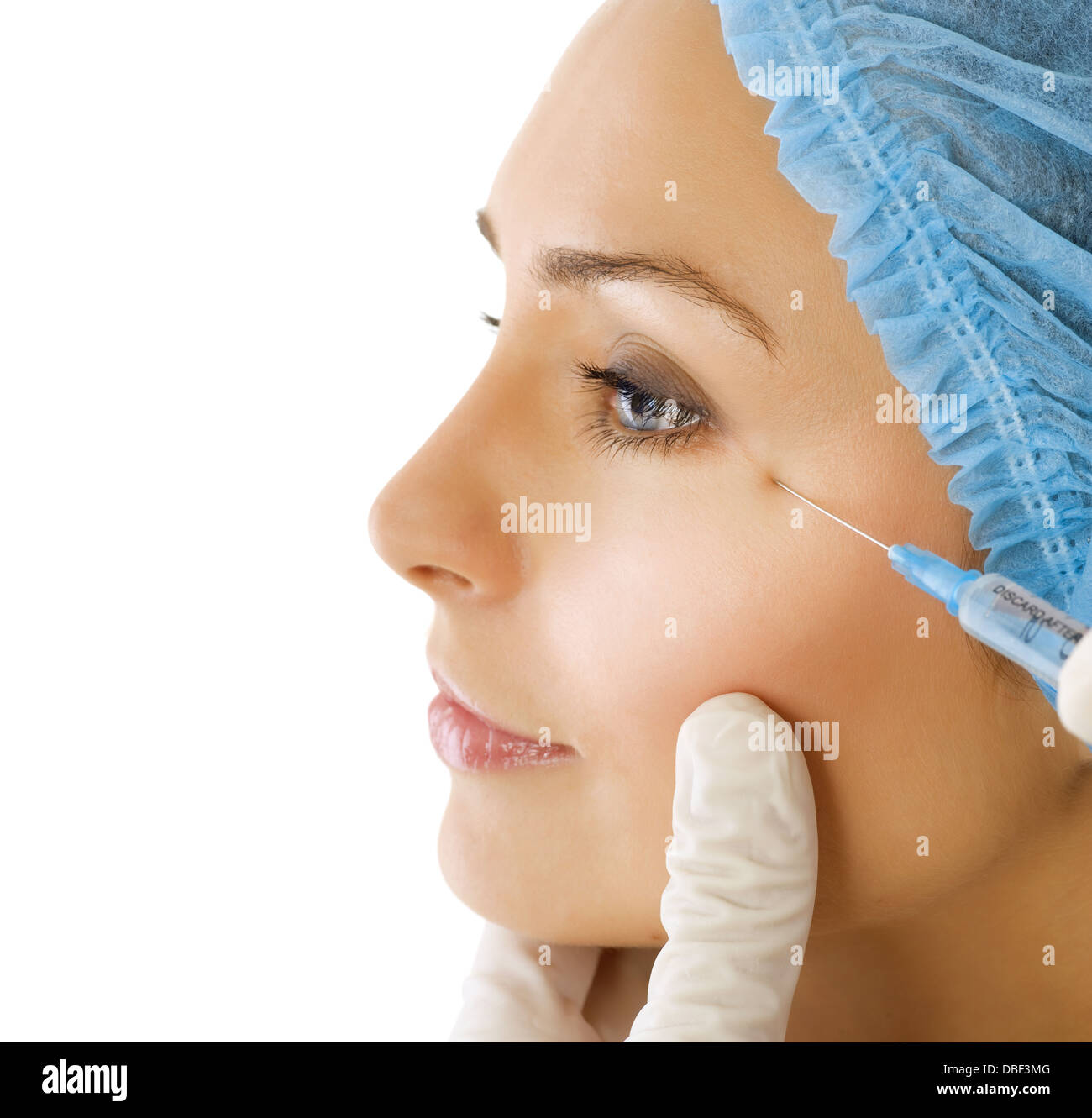 Botox Injection. Plastic Surgery Stock Photo - Alamy