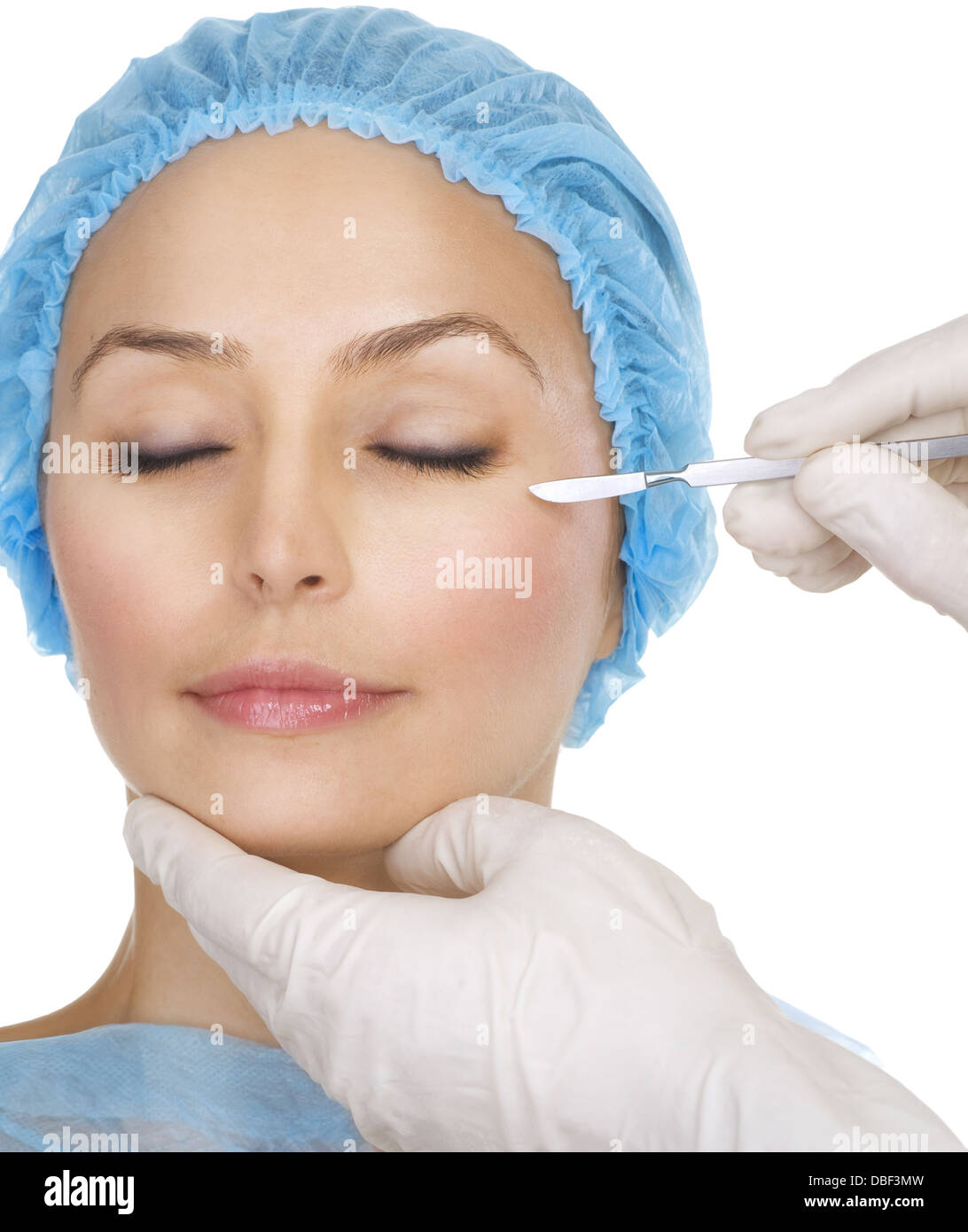 Blepharoplasty hi-res stock photography and images - Alamy