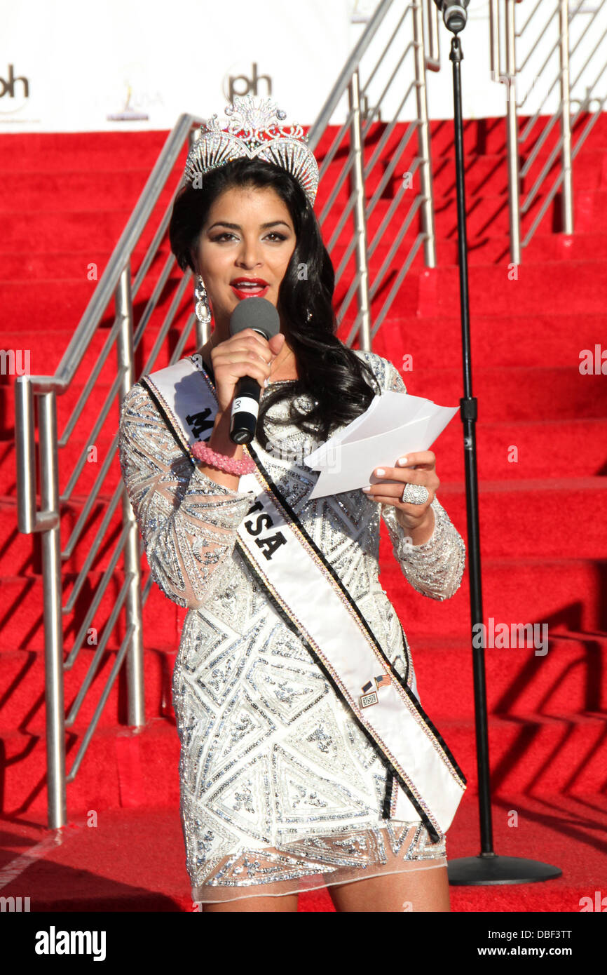 Rima Fakih Miss USA Pageant contestants arrive at Planet Hollywood ...