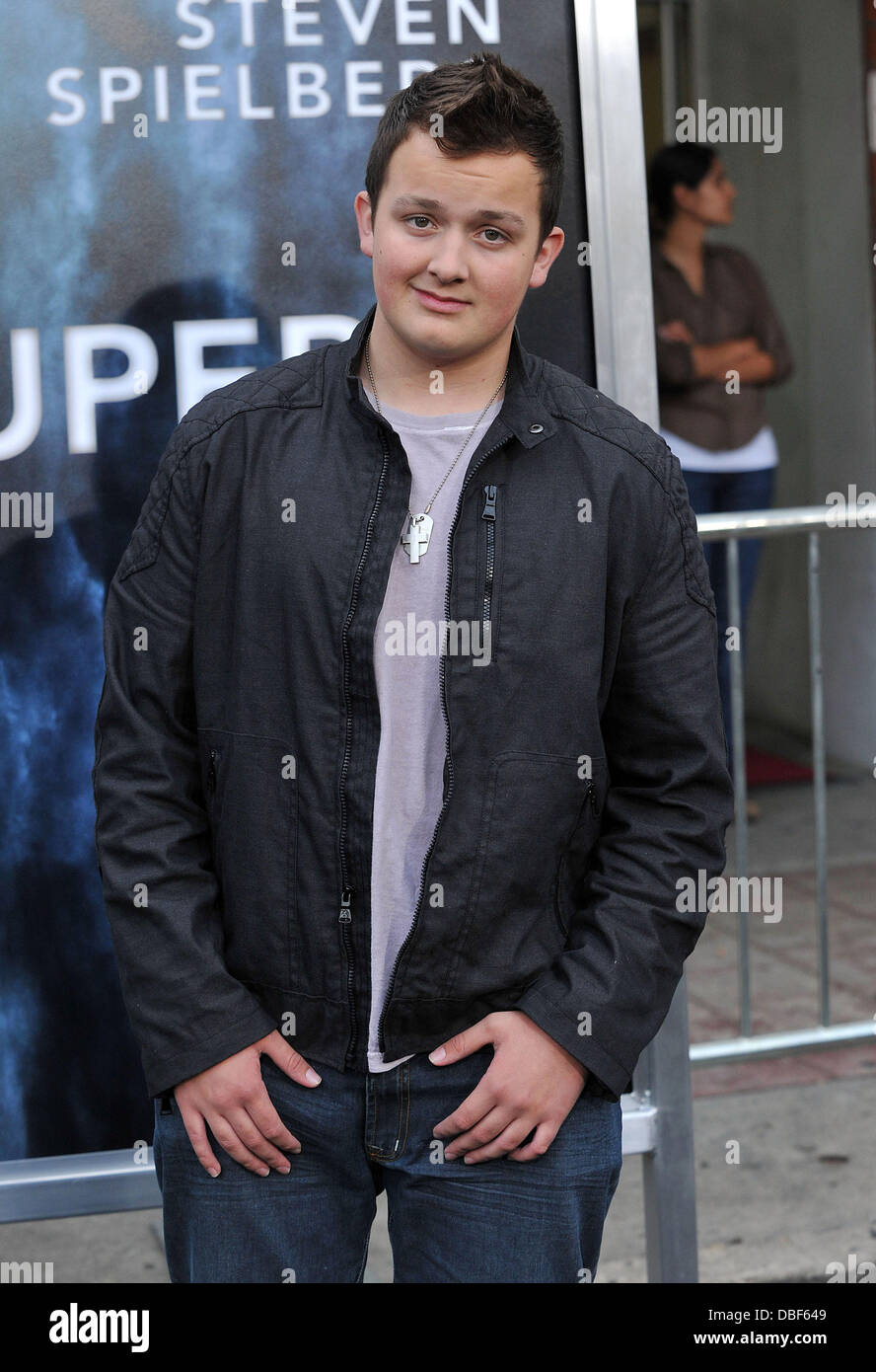 Noah Munck Los Angeles Premiere of "Super 8" held at the Regency ...