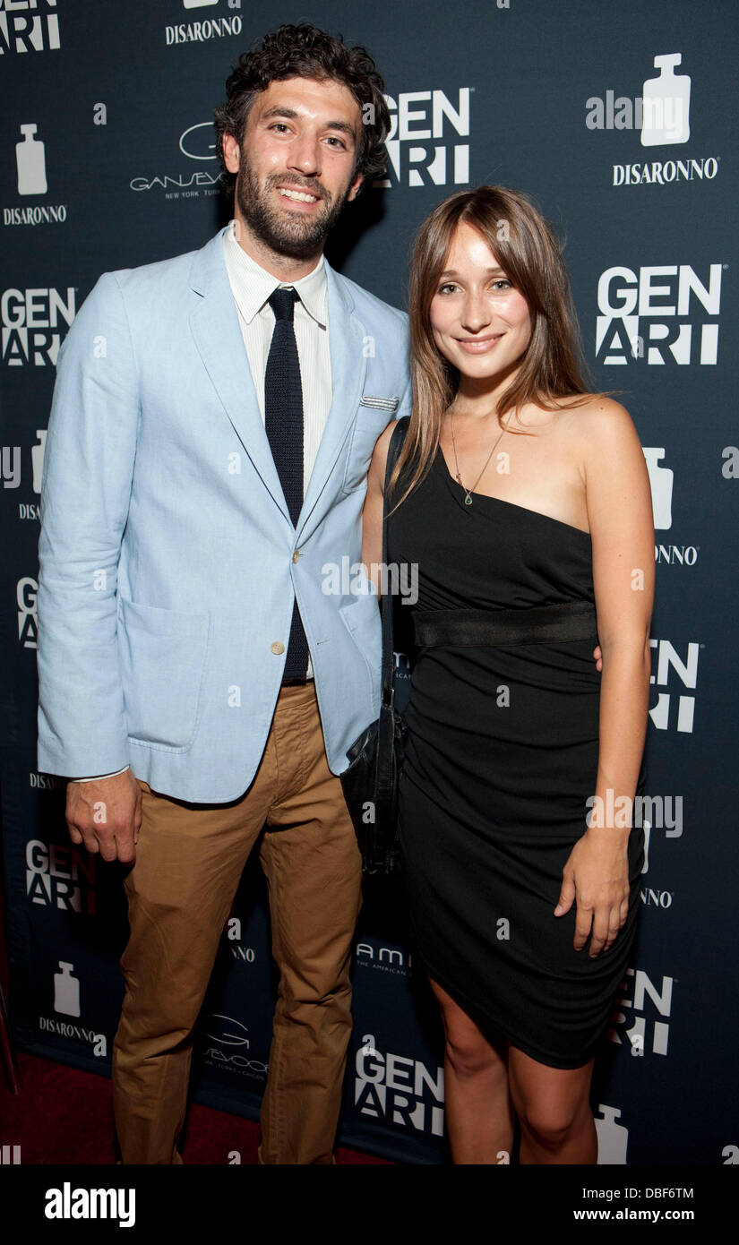 Lea Mathiesen & Daniel M. 16th Annual Gen Art Film Festival held at the ...
