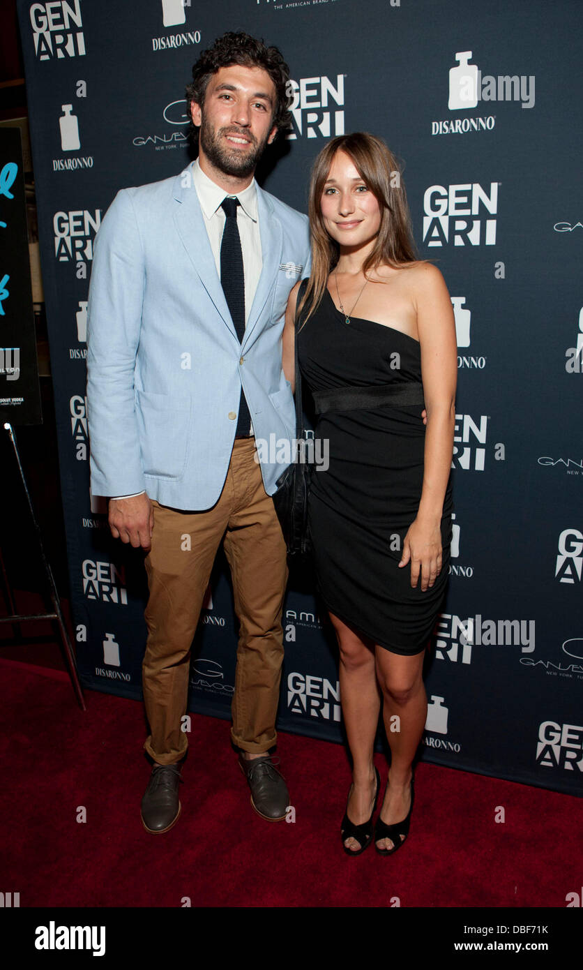 Lea Mathiesen & Daniel M. 16th Annual Gen Art Film Festival held at the ...