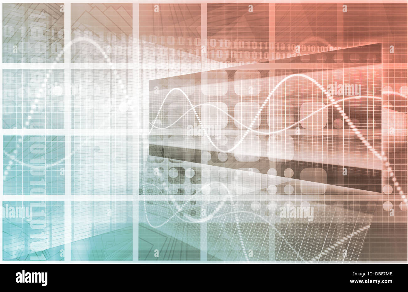 Medical Background and a Reporting Science System Stock Photo - Alamy