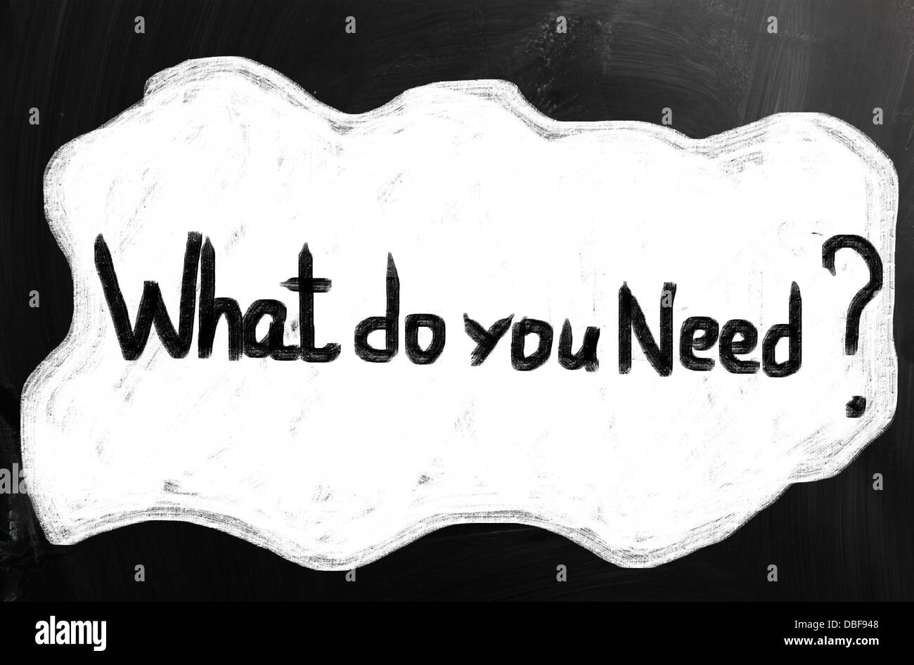 What Do You Need Stock Photo - Alamy