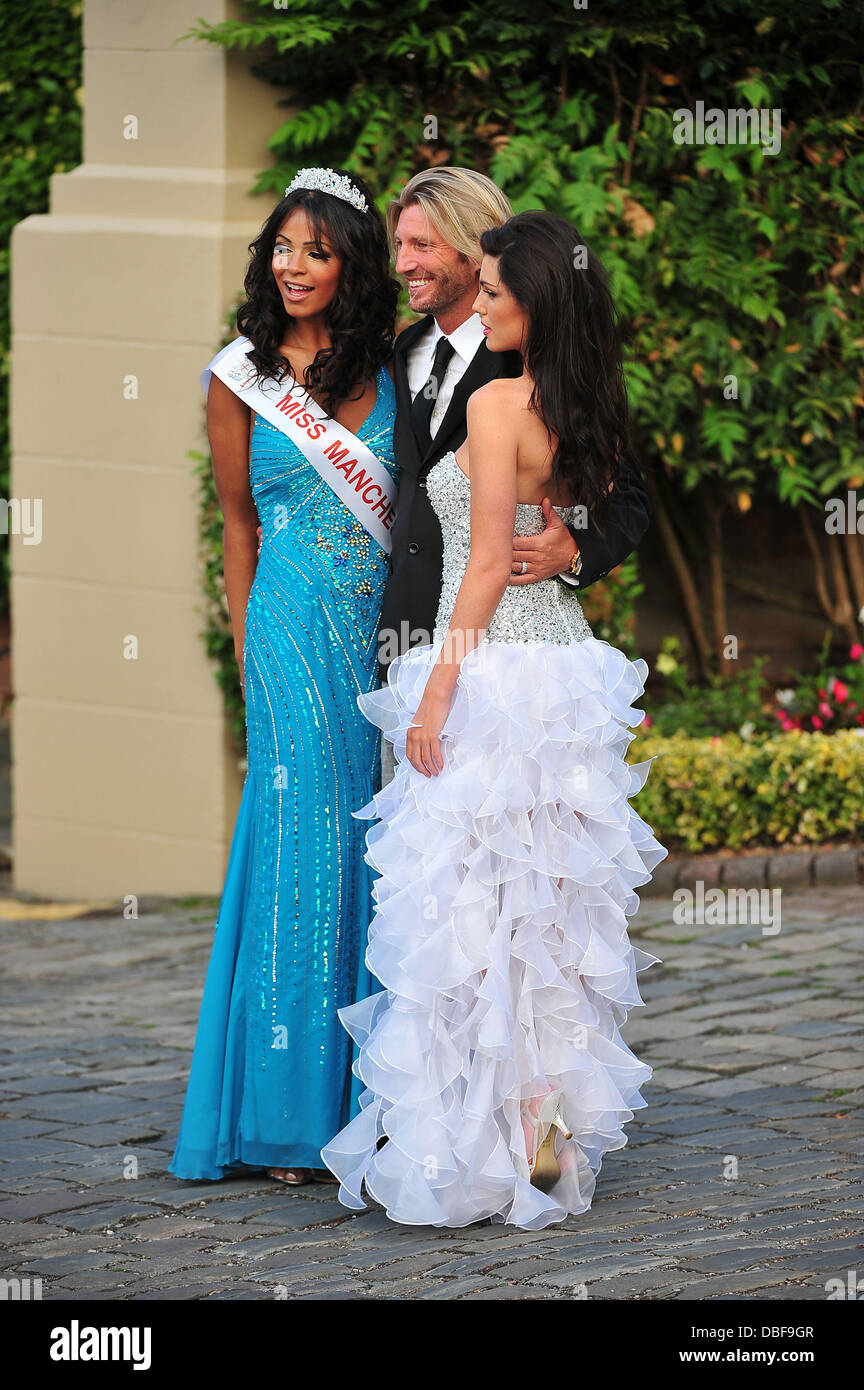 Robbie Savage The Miss Manchester competition held in Panacea ...