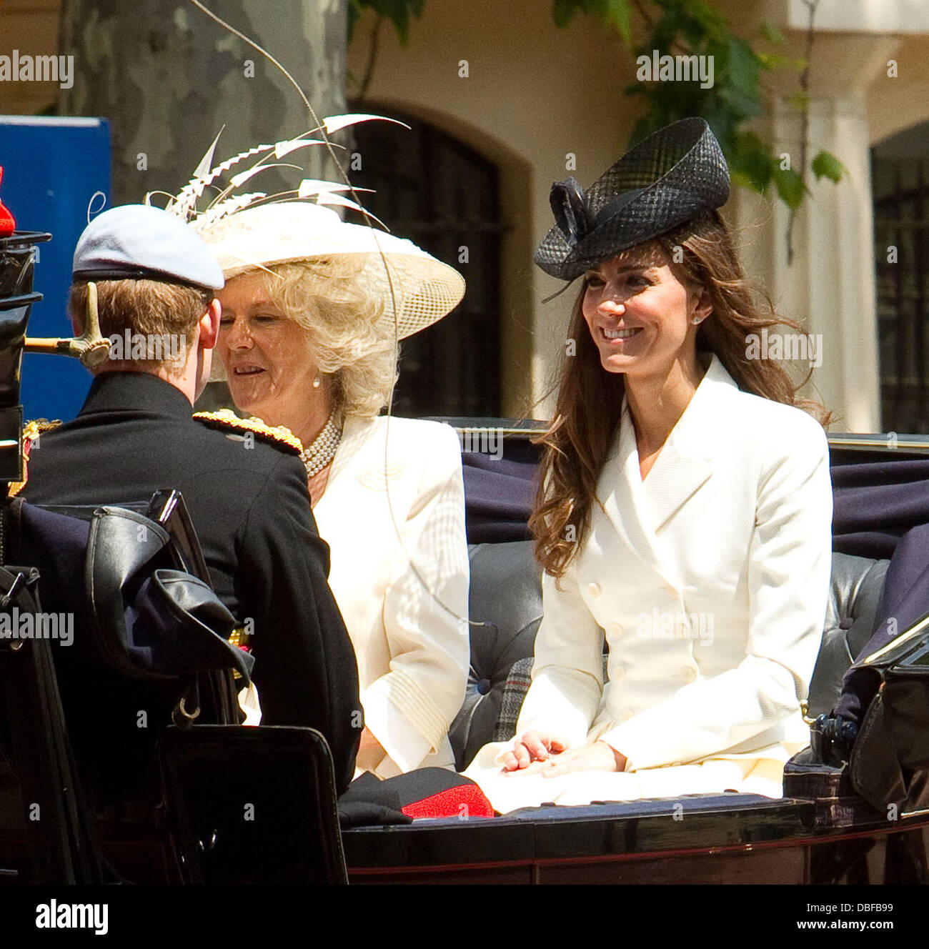 Prince Harry, Camilla, Duchess of Cornwall and Catherine Middleton ...
