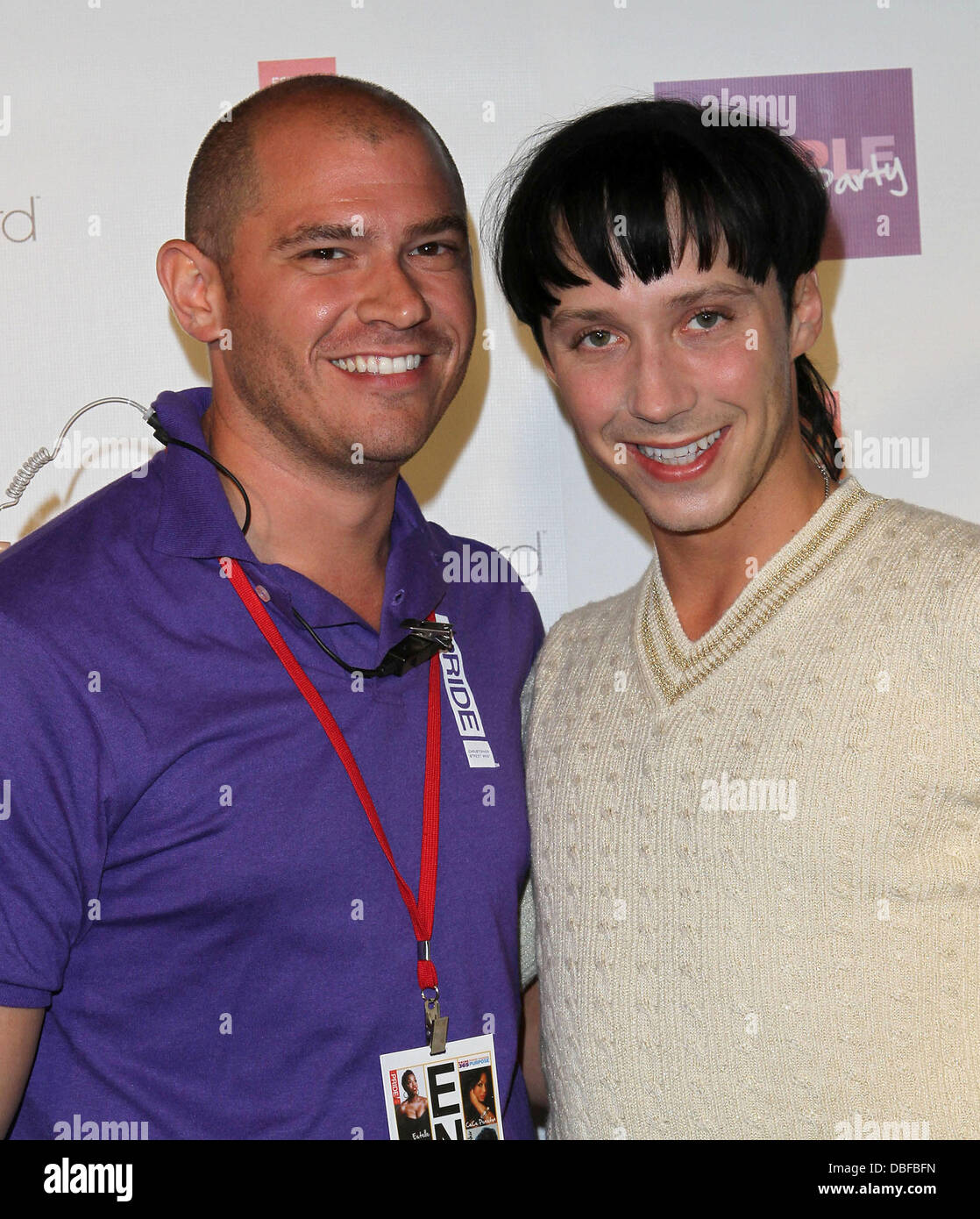 Johnny Weir and Guest Gay Pride 2011 Opening Night "Purple Party"- VIP ...