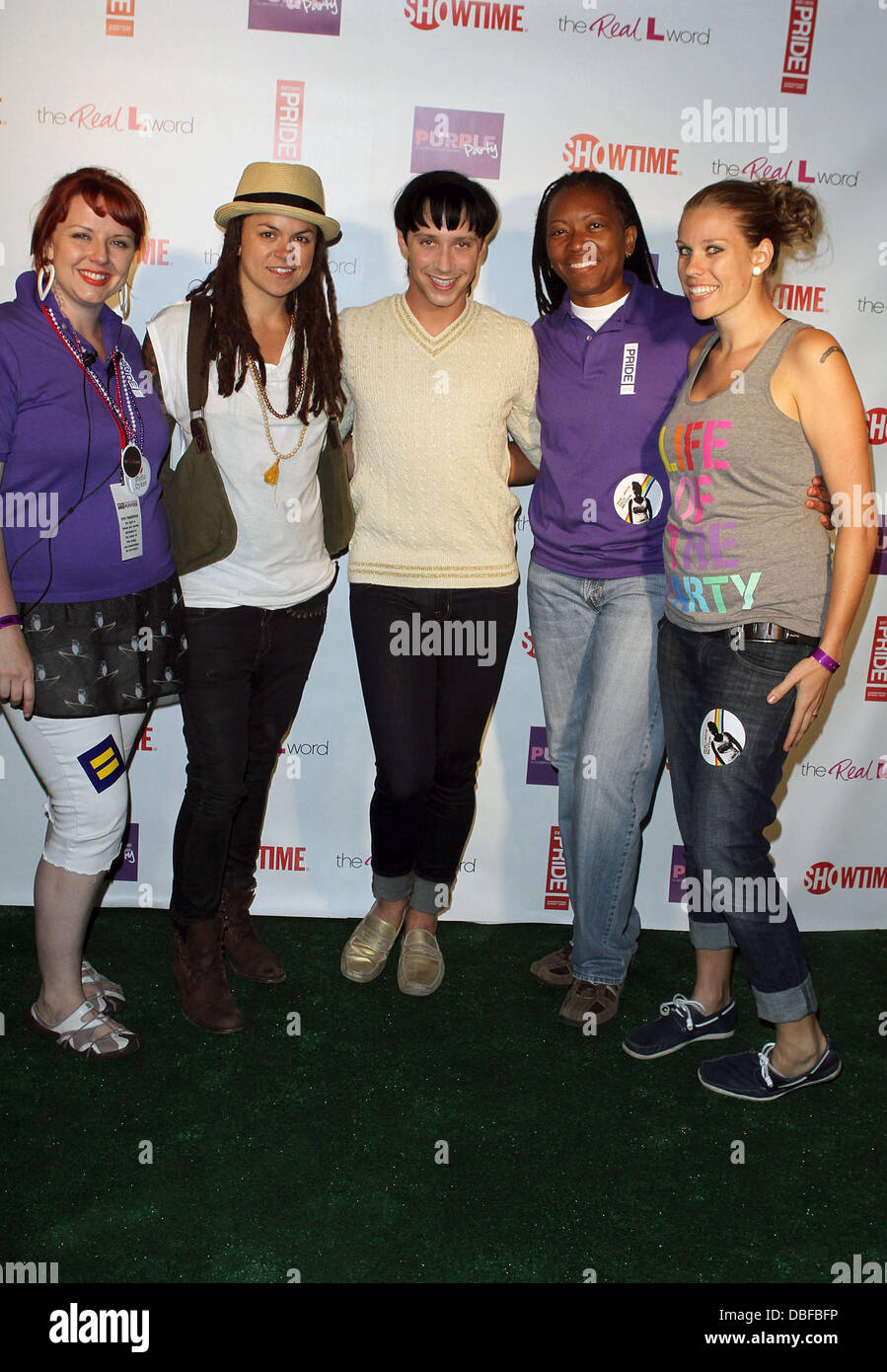 Whitney Mixter, Johnny Weir, Vallerie Wagner, Alissa and Guest Gay ...