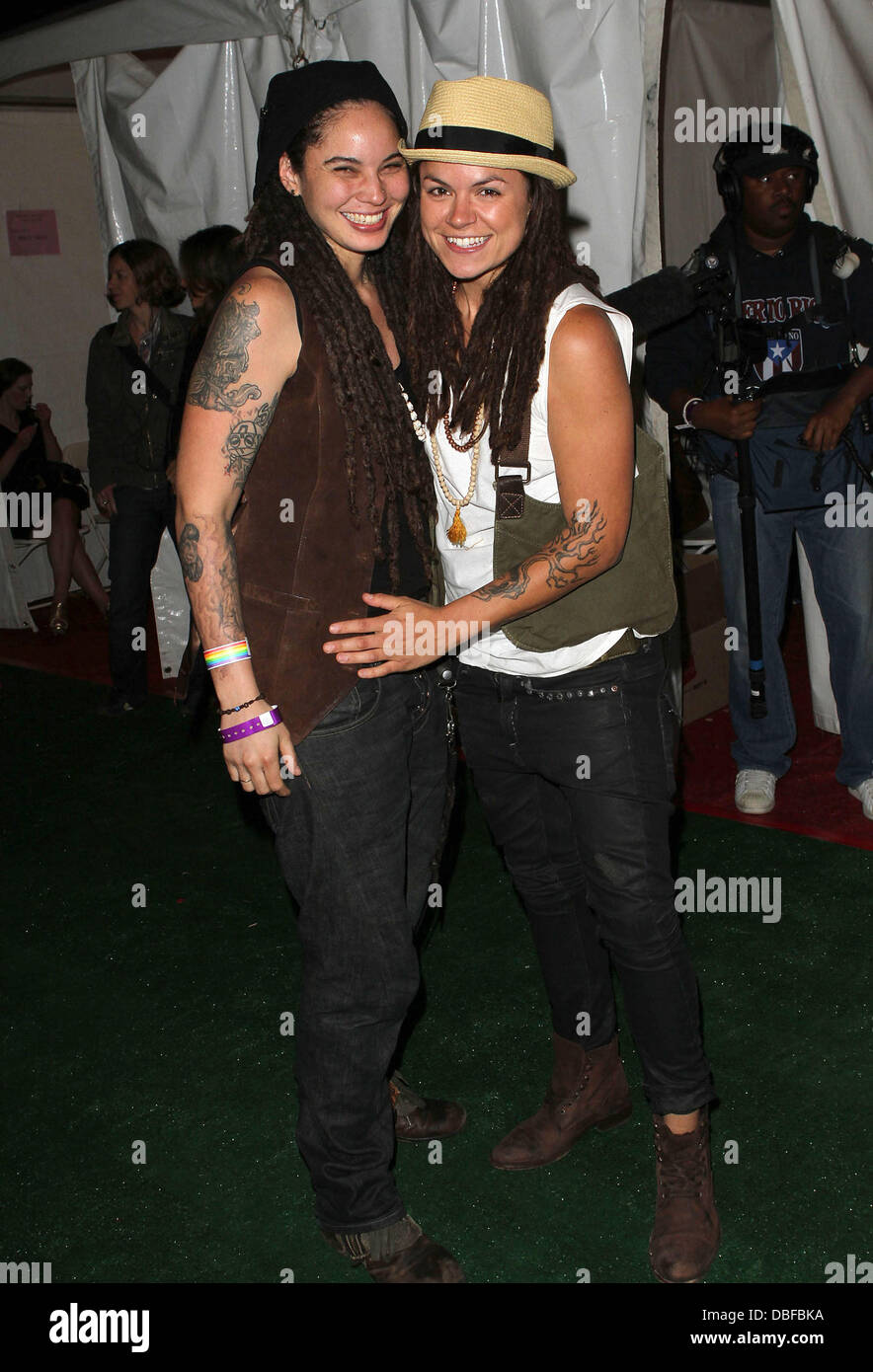 Whitney Mixter and Guest Gay Pride 2011 Opening Night "Purple Party ...