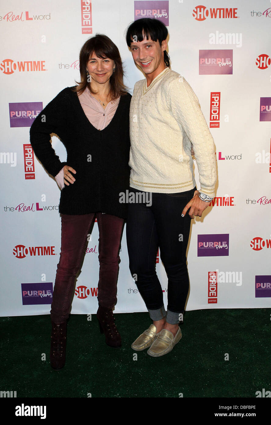 Ilene Chaiken, Johnny Weir Gay Pride 2011 Opening Night "Purple Party ...