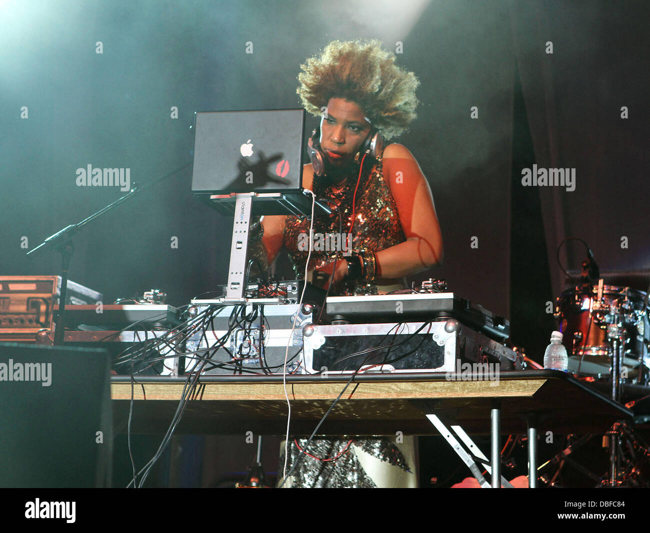 DJ Macy Gray Gay Pride 2011 Opening Night "Purple Party" Show held at ...