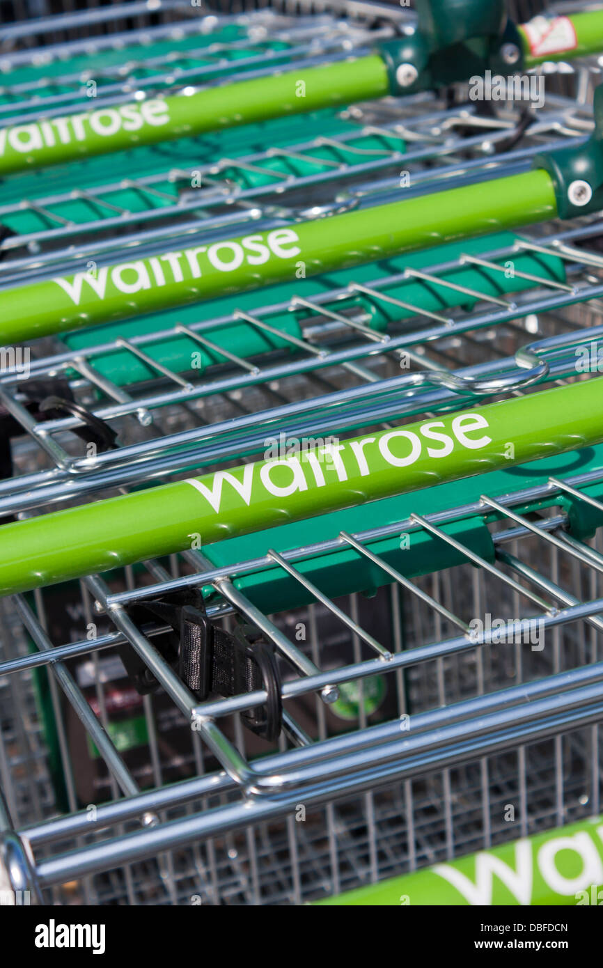 Waitrose shopping basket hi-res stock photography and images - Alamy
