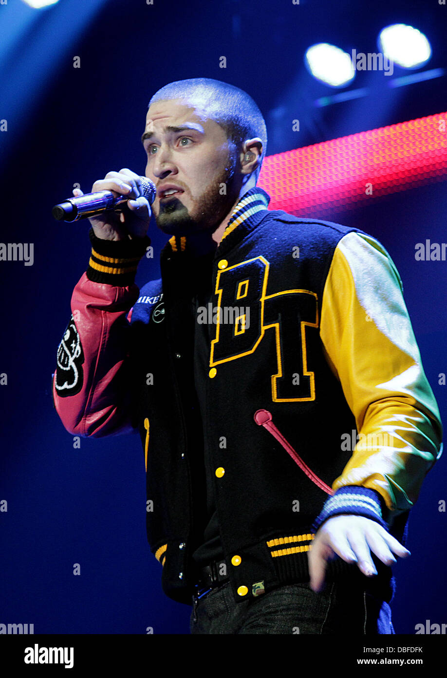 Mike Posner performing at Radio City Live in The Liverpool Echo Arena ...