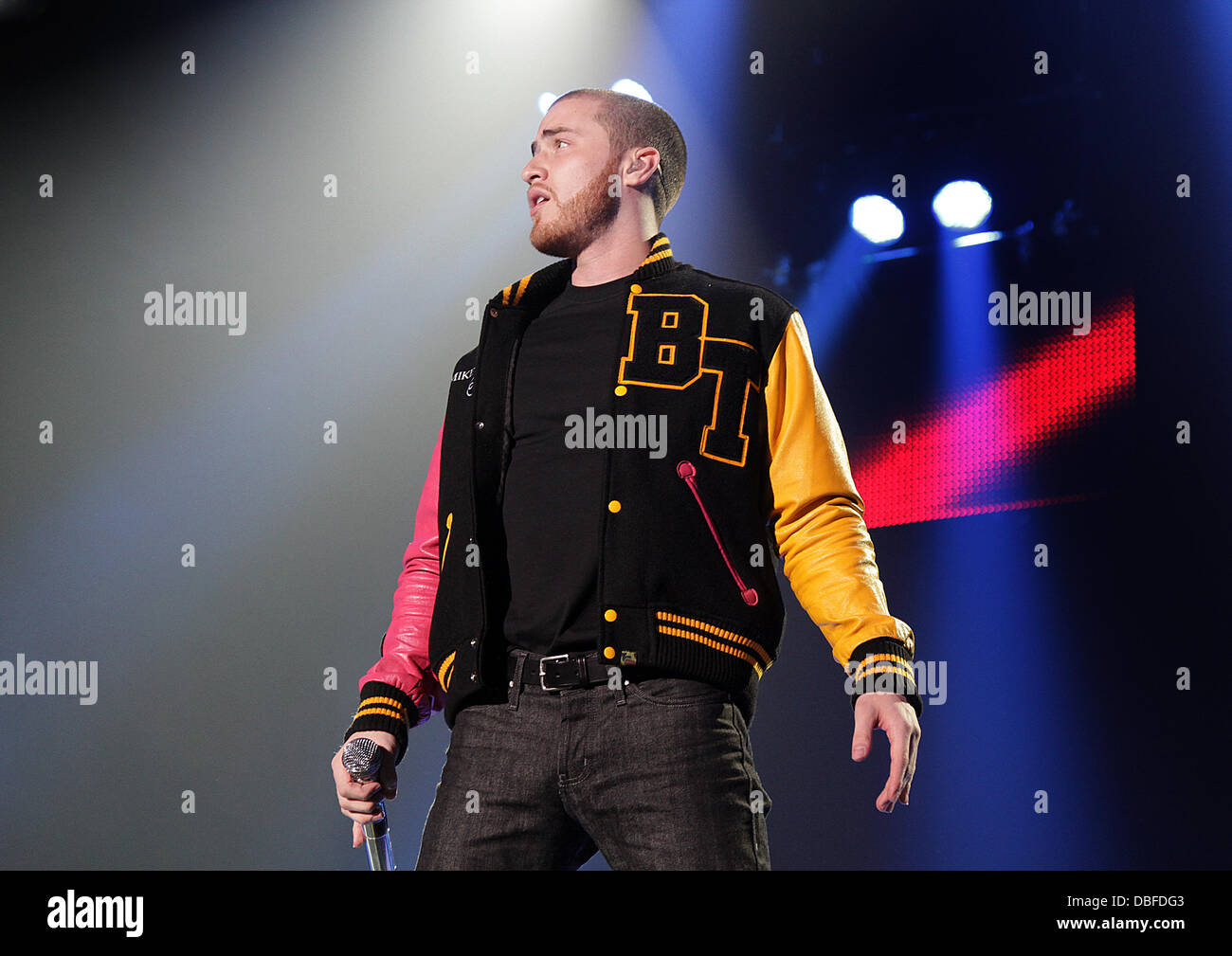 Mike Posner performing at Radio City Live in The Liverpool Echo Arena ...