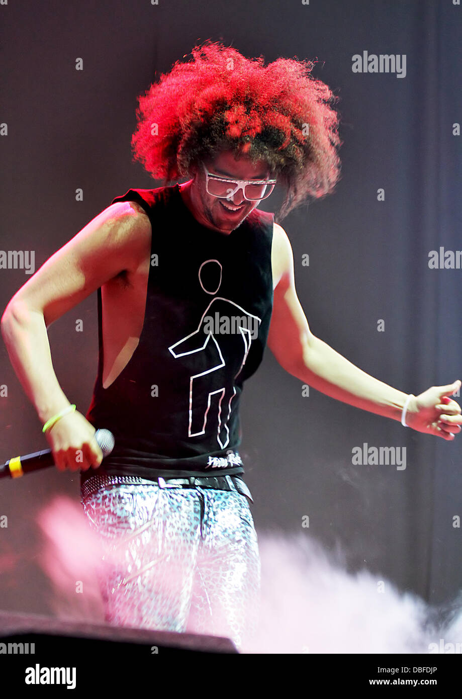 LMFAO performing at Radio City Live in The Liverpool Echo Arena ...
