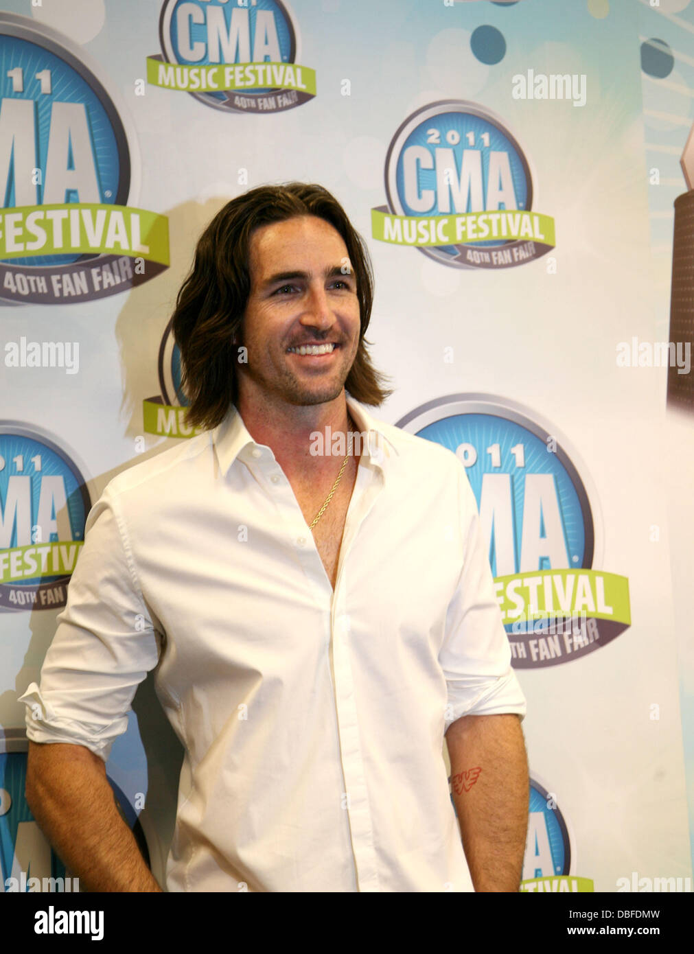 Jake Owens CMA Festival press conference held at L P Field Nashville ...
