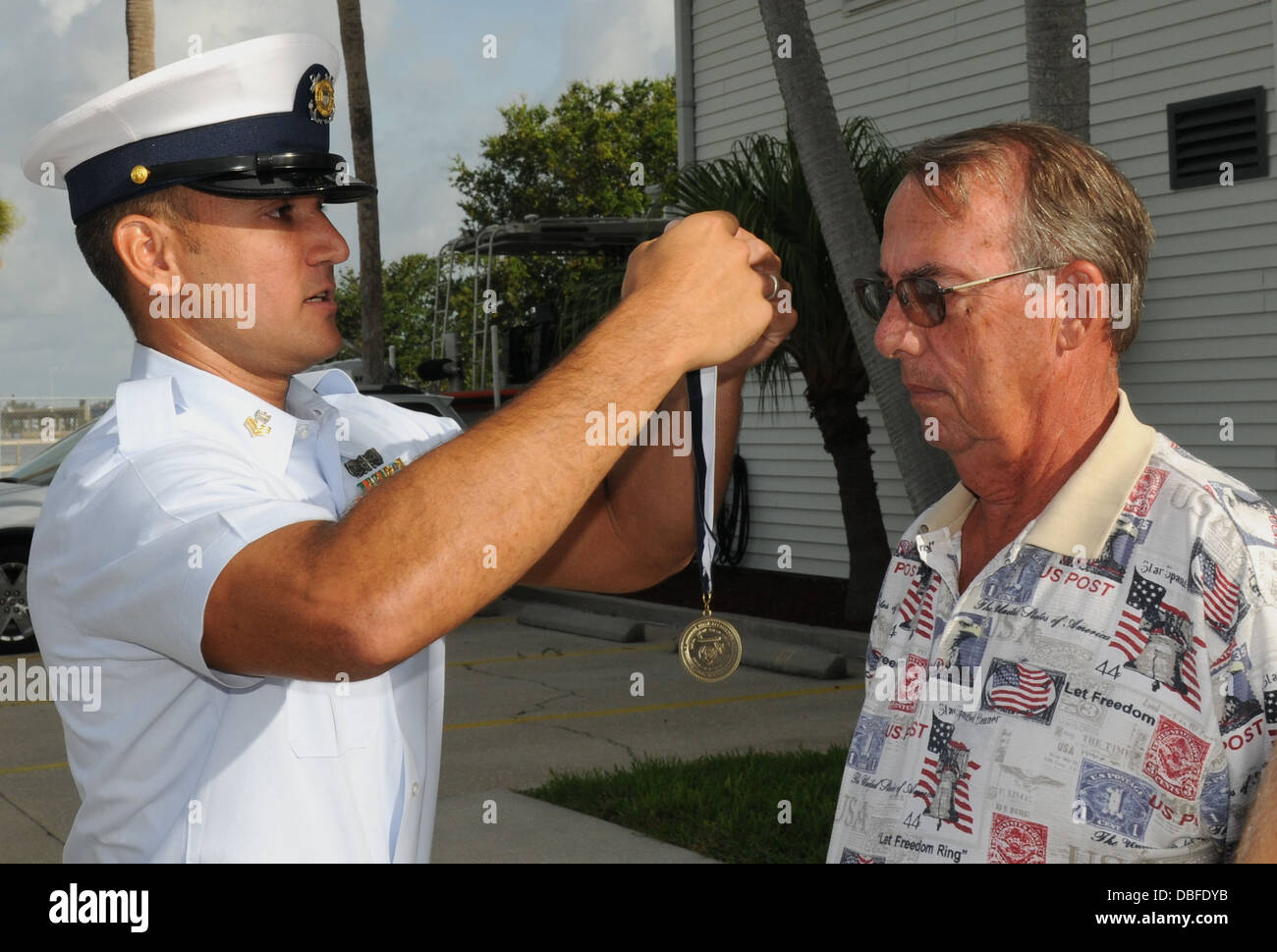 Petty Officer 1st Class Ekahi Lee, executive petty officer at Coast ...