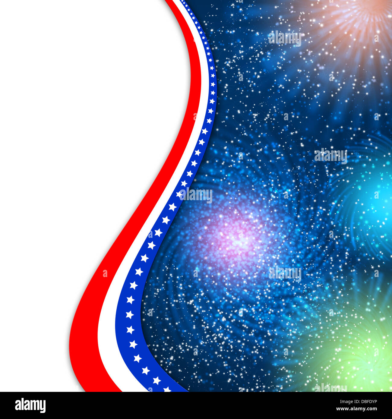 White blank background and fireworks Stock Photo - Alamy