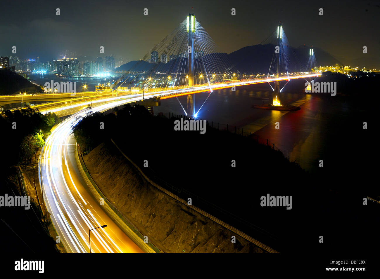 Bridge in Hong Kong Stock Photo - Alamy
