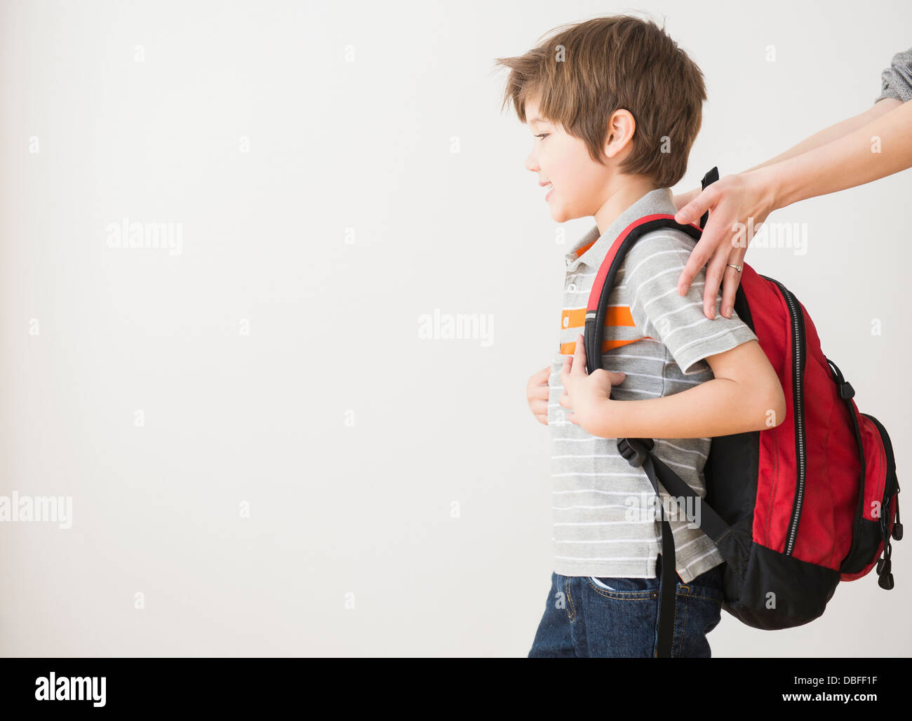 Two boys walking together school hi-res stock photography and images ...