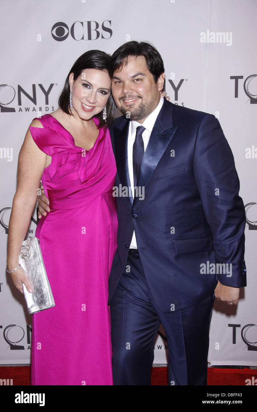 Kristin Anderson Lopez and Robert Lopez The 65th Annual Tony Awards ...