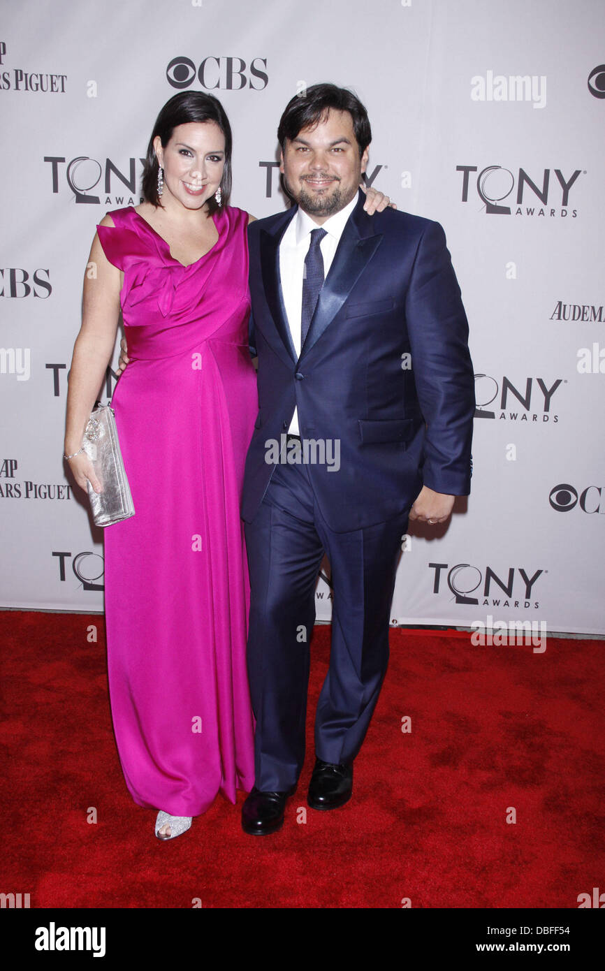 Kristin Anderson Lopez and Robert Lopez The 65th Annual Tony Awards ...