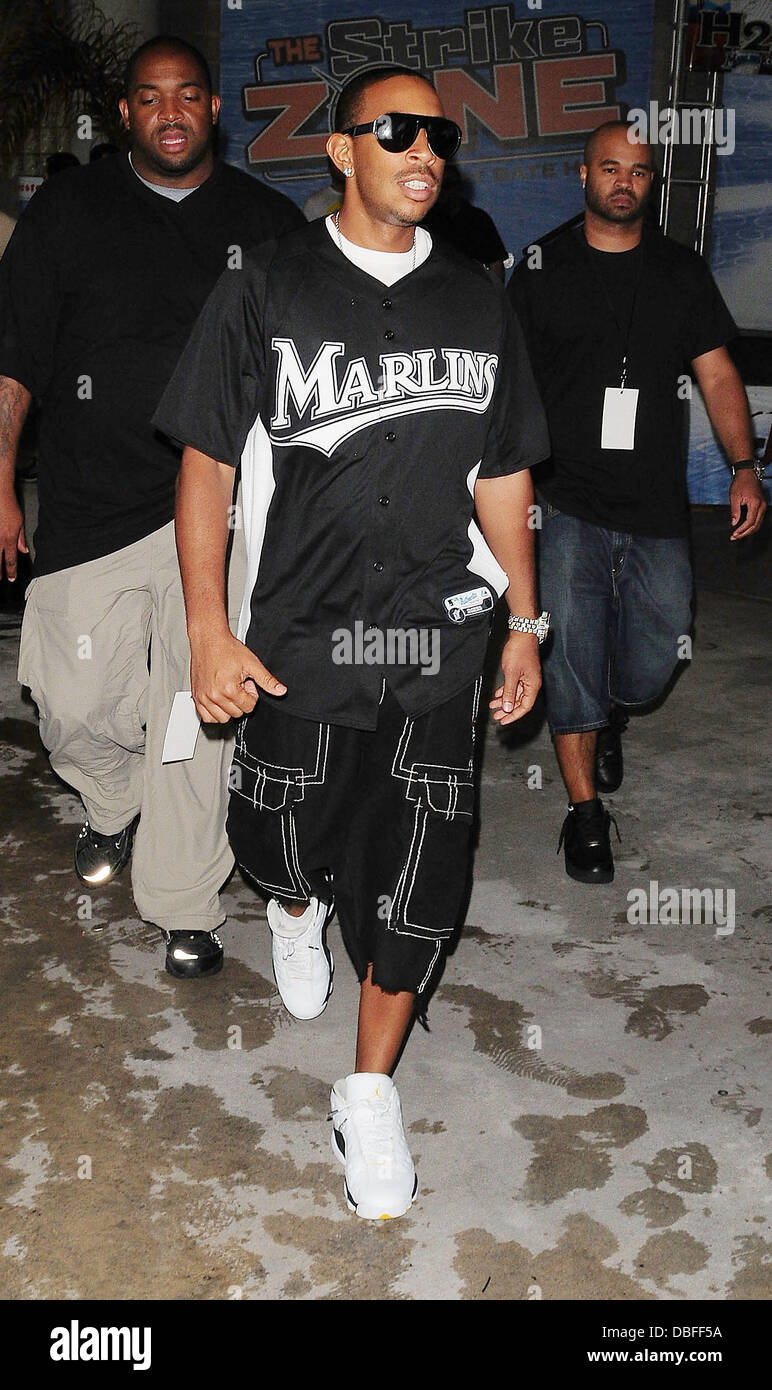 Ludacris, real name Christopher Bridges at the Florida Marlins Vs ...