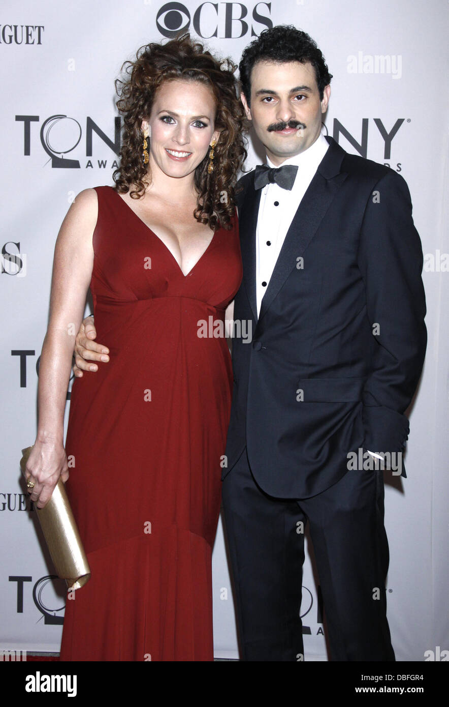 Krissy Shields and Arian Moayed The 65th Annual Tony Awards, held at ...