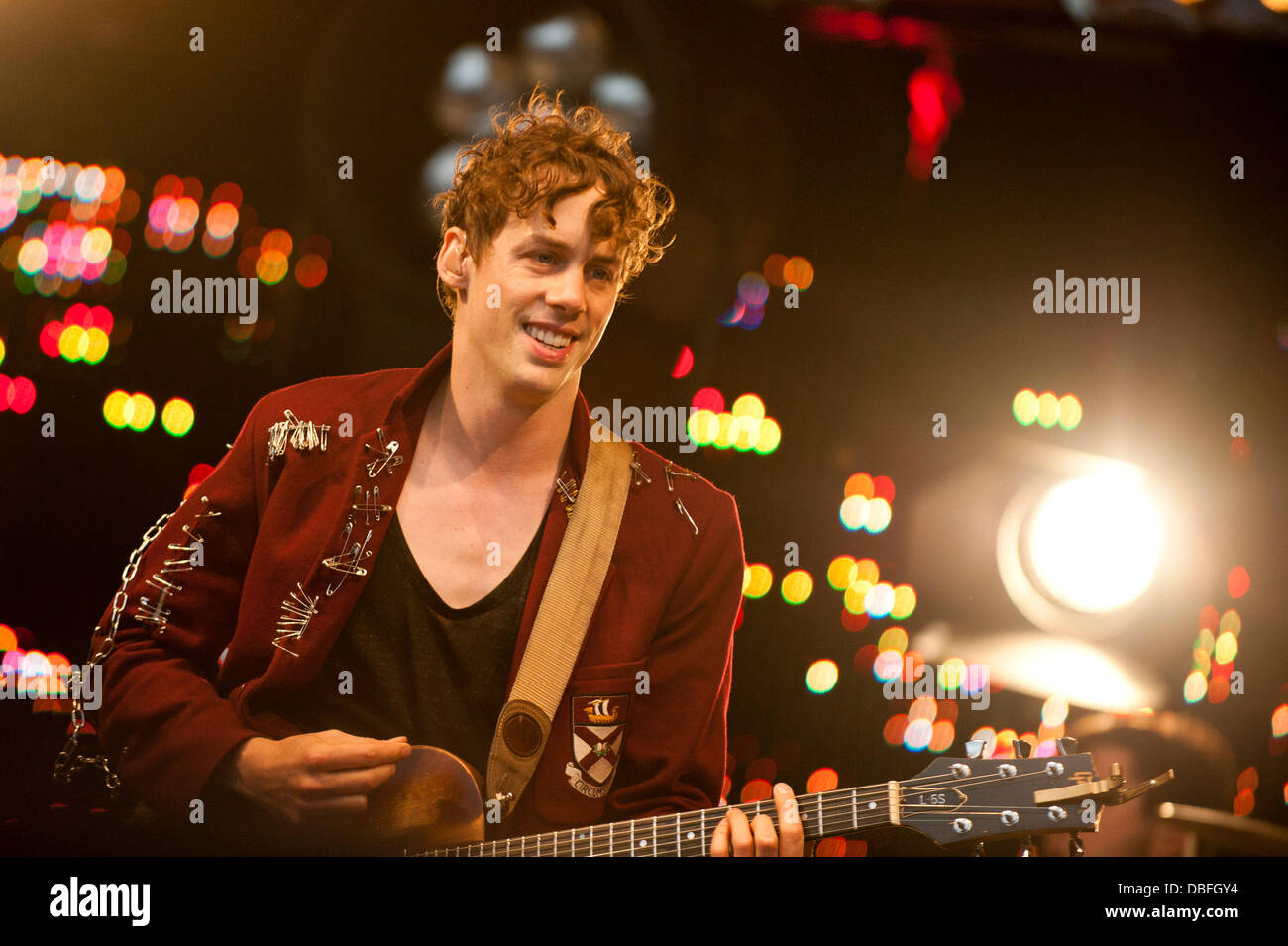 Johnny Borrell Of Razorlight High Resolution Stock Photography and ...