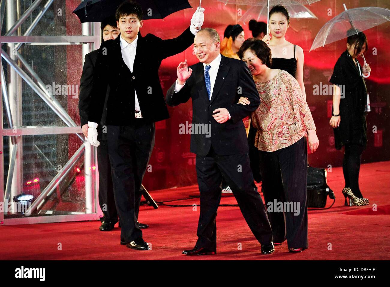 John Woo and wife Annie Woo 14th Shanghai International Film Festival ...