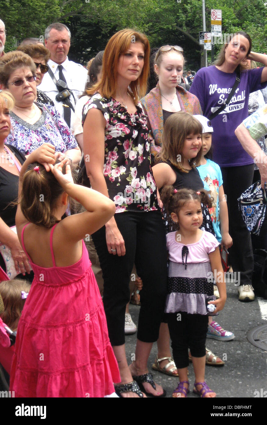 Frankie Justich's wife Stacey and her two daughters New York officials ...