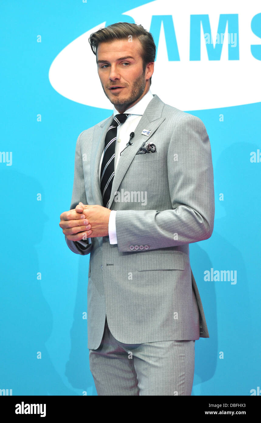 David Beckham The launch of Samsung's Everyone's Olympic Games at East ...
