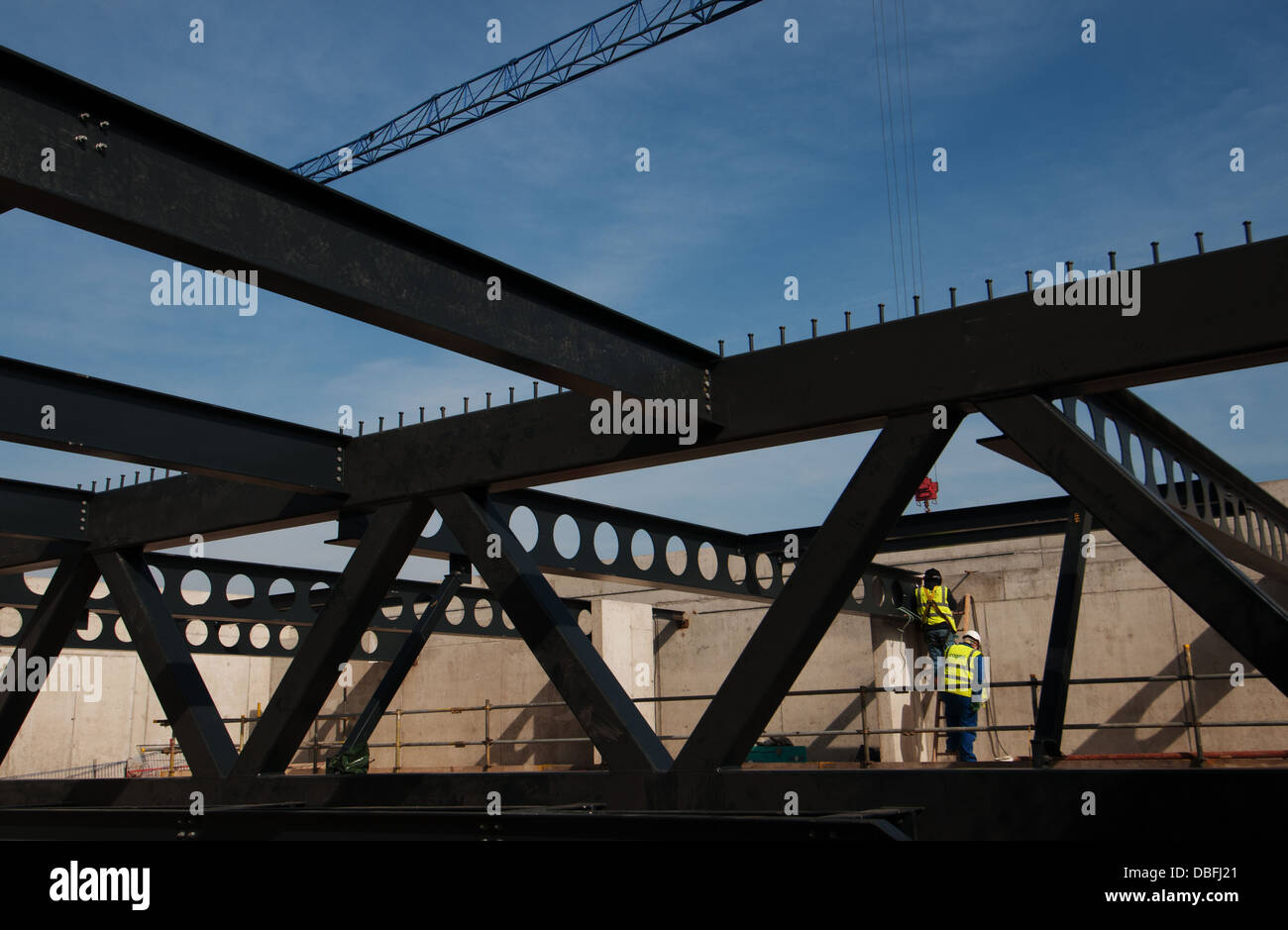 Industrial construction work Stock Photo - Alamy